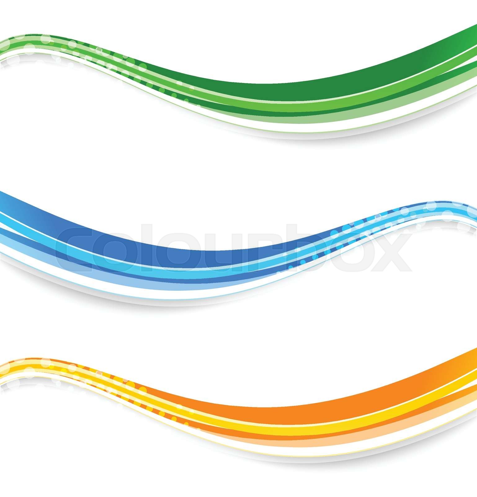 wave banners | Stock vector | Colourbox