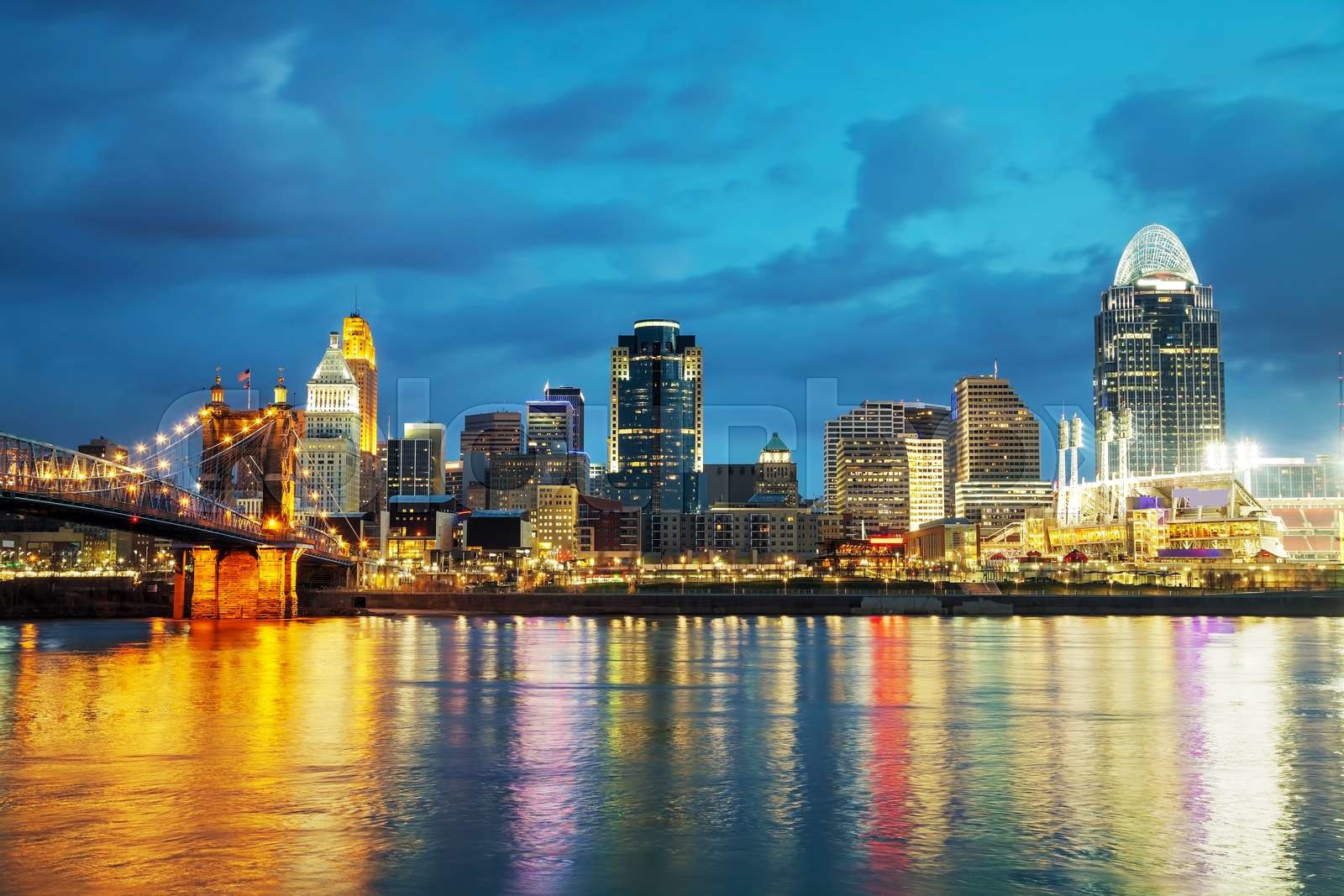 Cincinnati downtown overview | Stock image | Colourbox