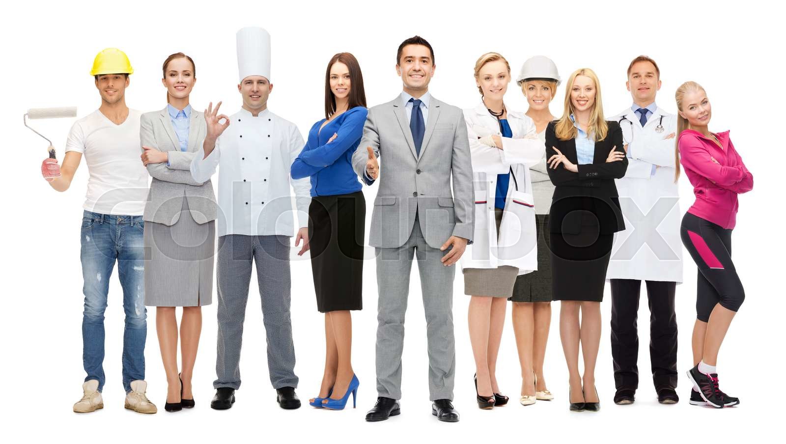 berufe, unterschiedlich, beschäftigte | Stock Bild | Colourbox