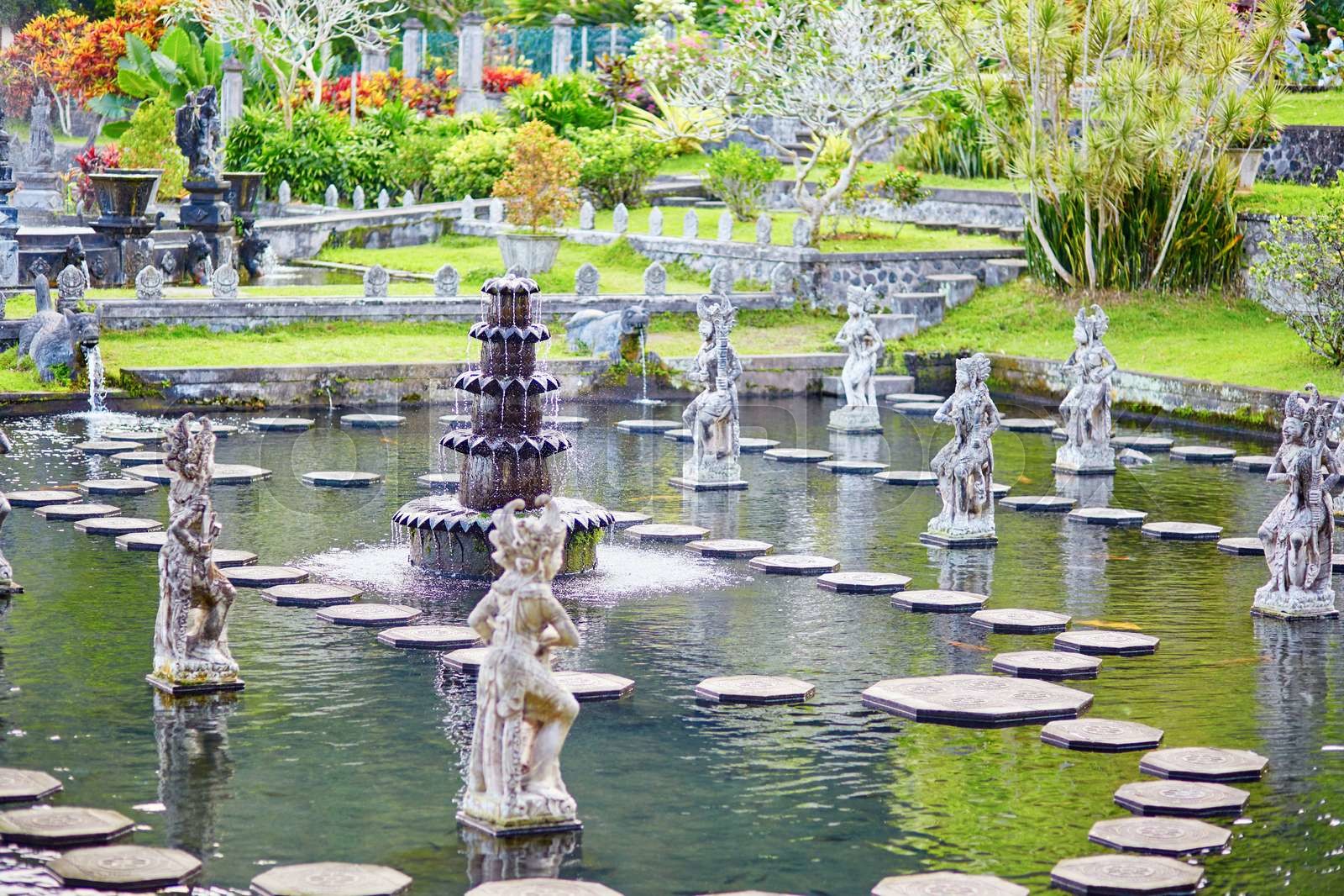 Water Palace of Tirta Gangga in East Bali | Stock image | Colourbox