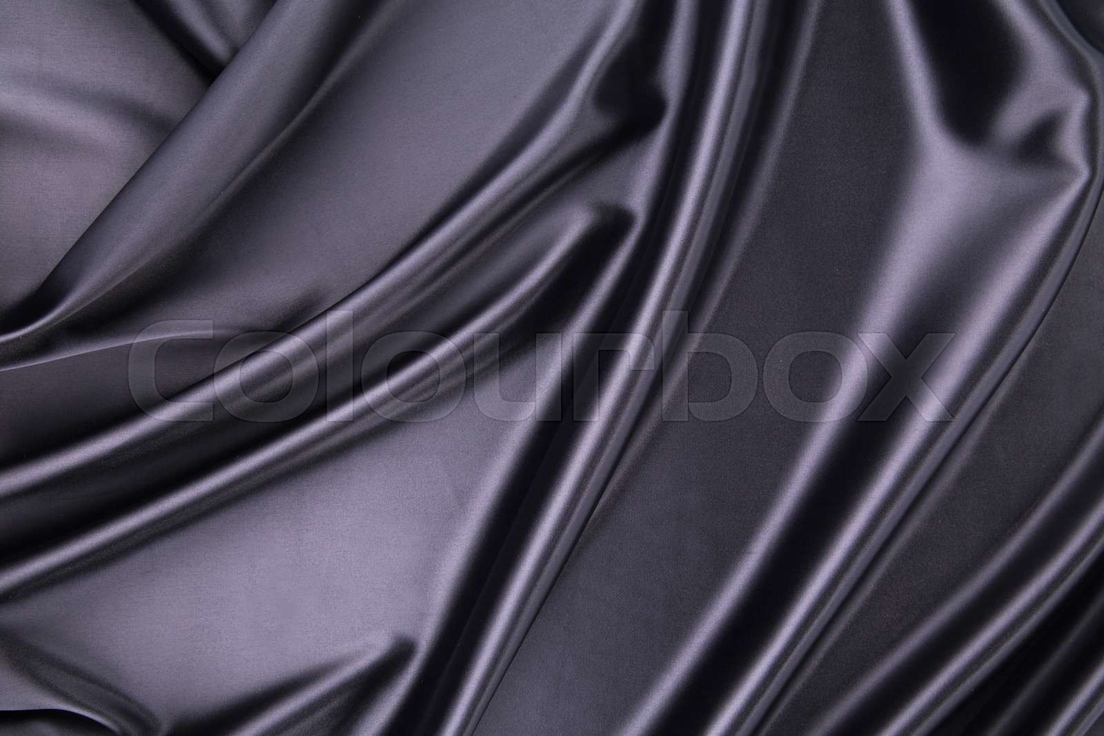 Black silk. | Stock image | Colourbox