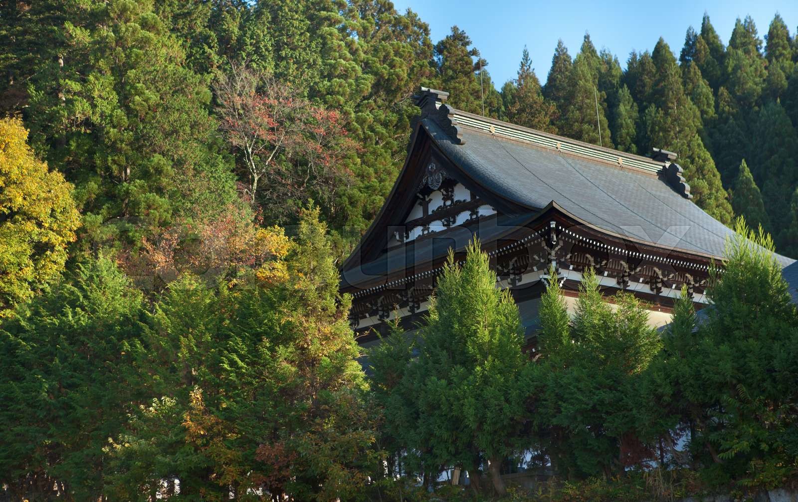 Japanese shrine in Takayama, Gife prefecture, Japan | Stock image | Colourbox