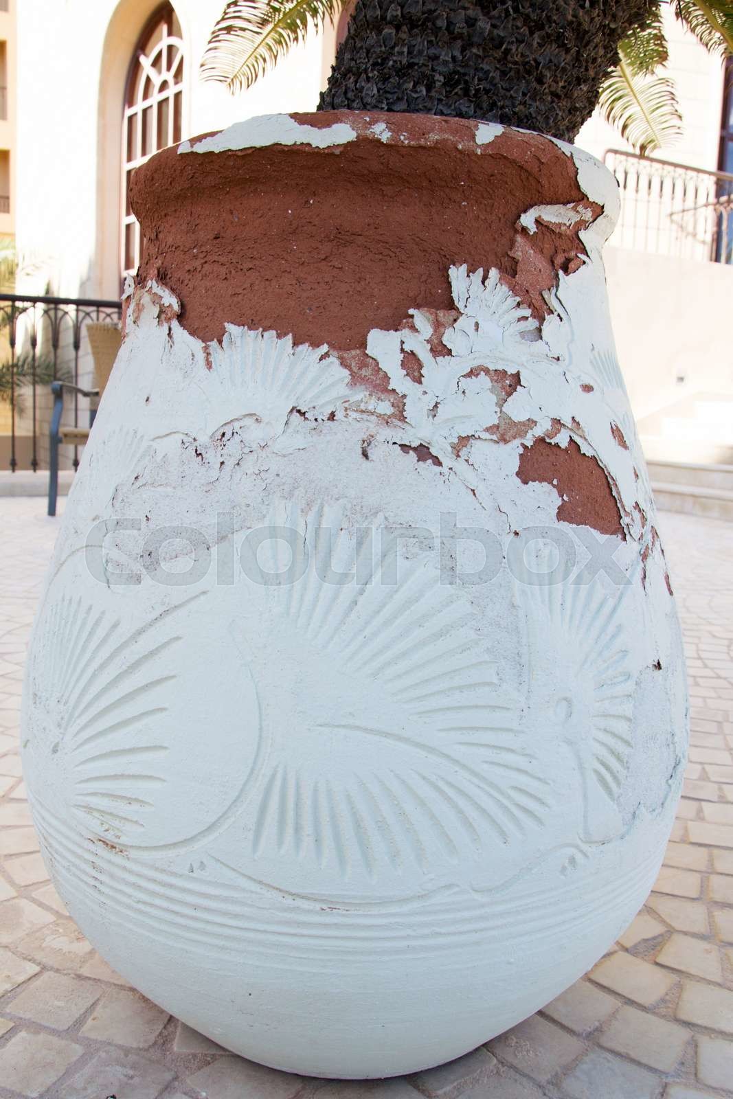 zerbrochen, vase, alt | Stock image | Colourbox