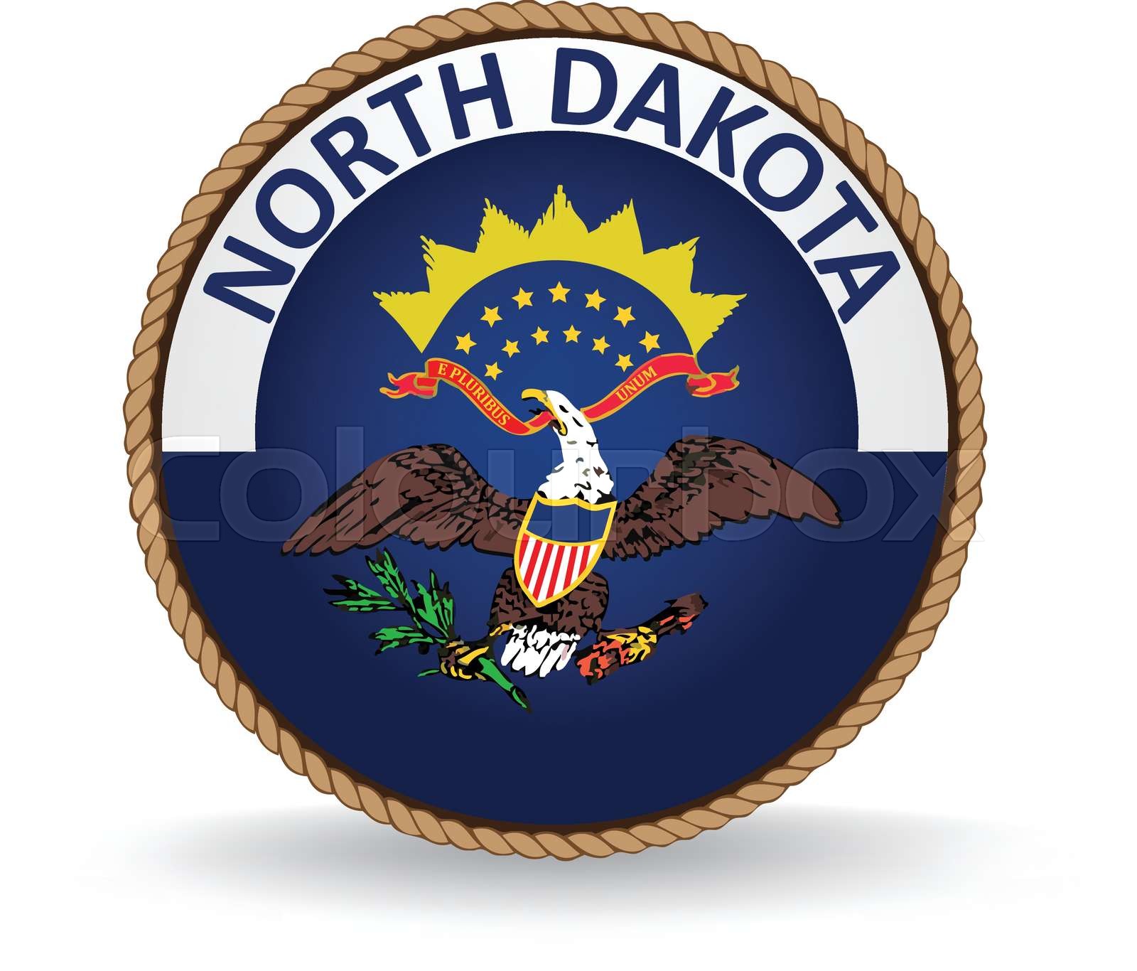North Dakota State Seal | Stock vector | Colourbox