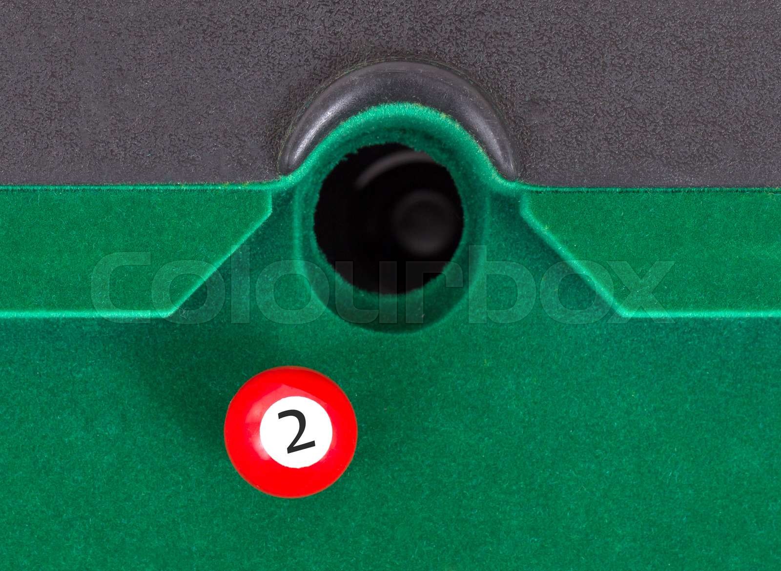 Red snooker ball - number 2 | Stock image | Colourbox