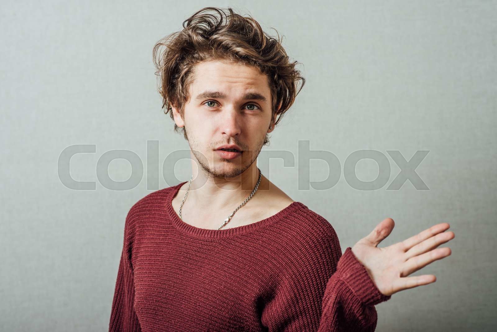 Man Does Not Know Stock Image Colourbox man-does-not-know-stock-image-colourbox