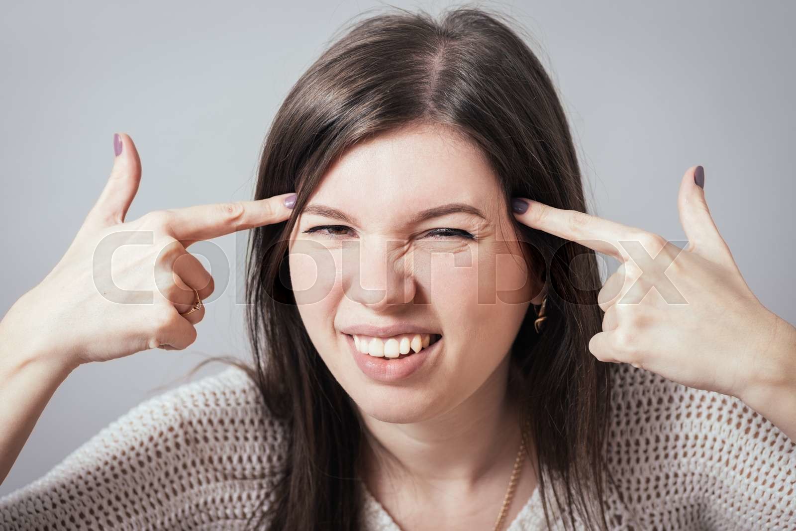 girl, outraged | Stock image | Colourbox