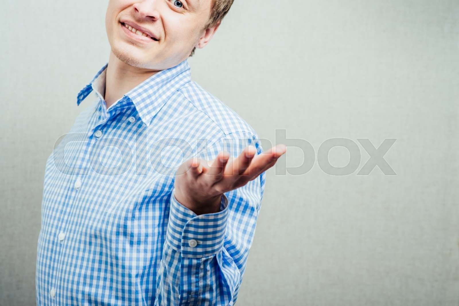 man does not know | Stock image | Colourbox