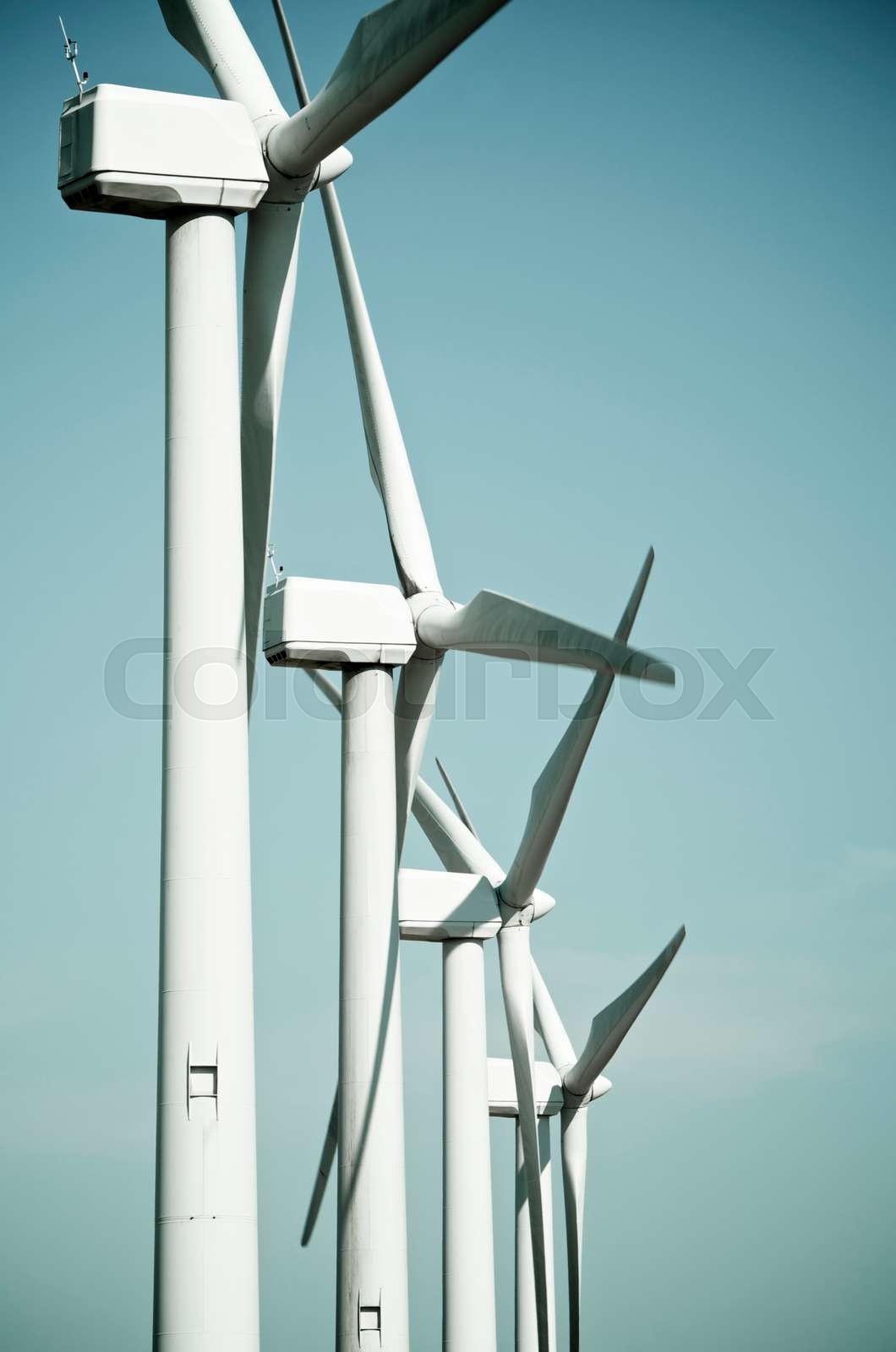 wind turbines | Stock image | Colourbox