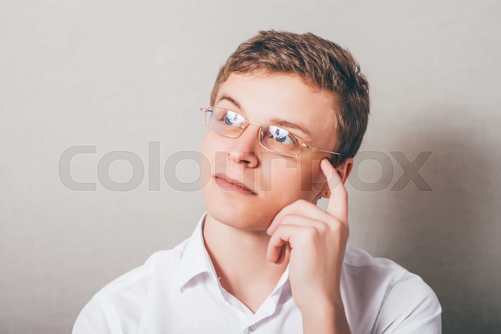 Man thinking of something | Stock image | Colourbox