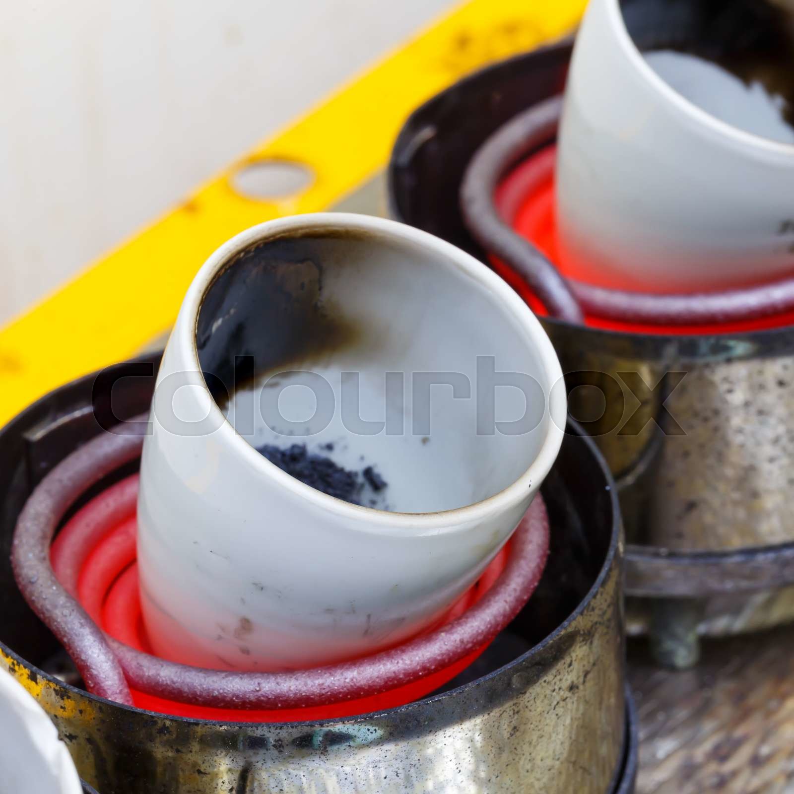 Ashing process | Stock image | Colourbox