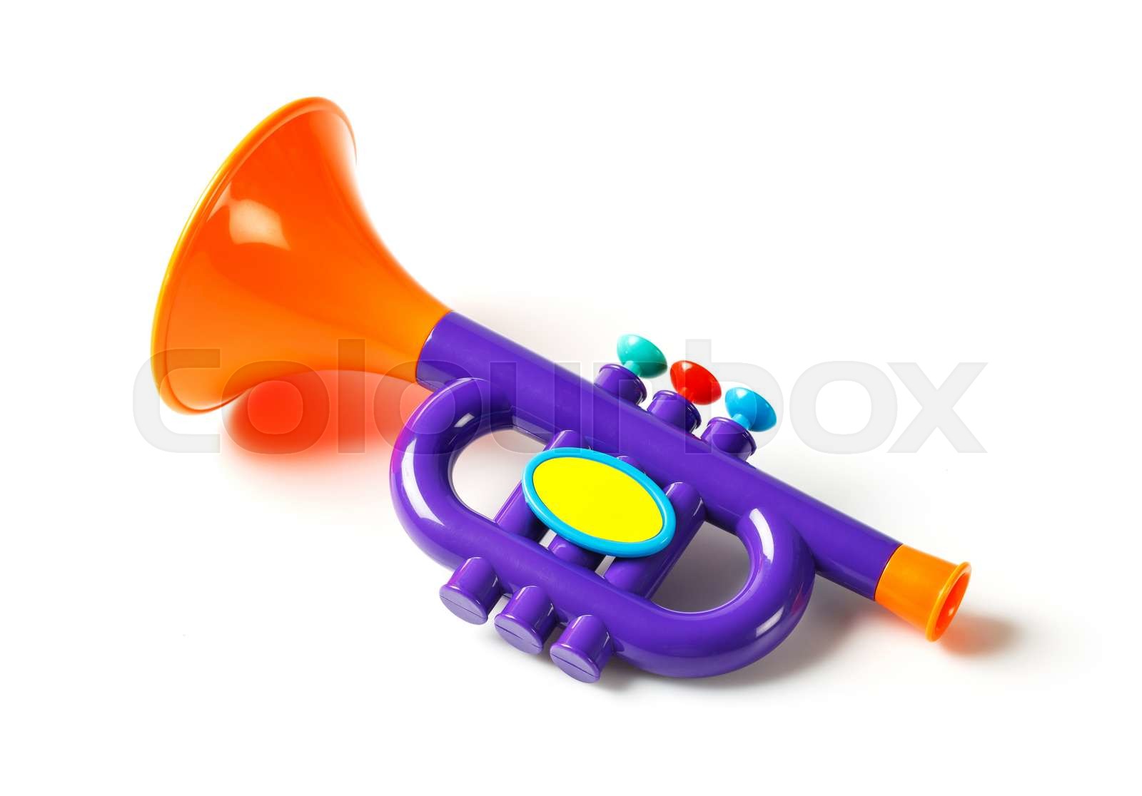 Toy trumpet | Stock image | Colourbox