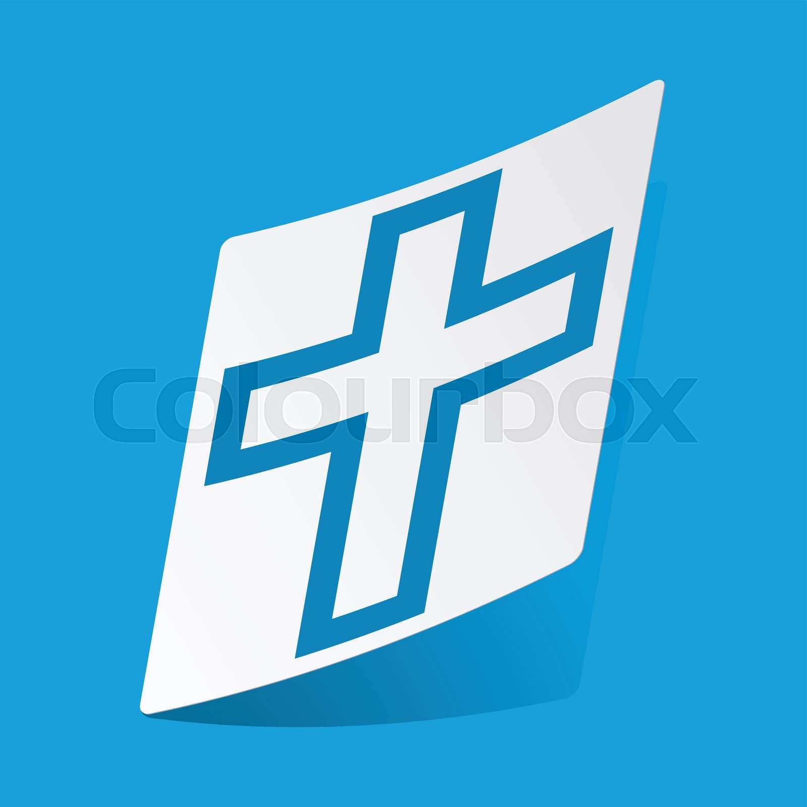 vektor, icon, kreuz | Stock-Vektor | Colourbox