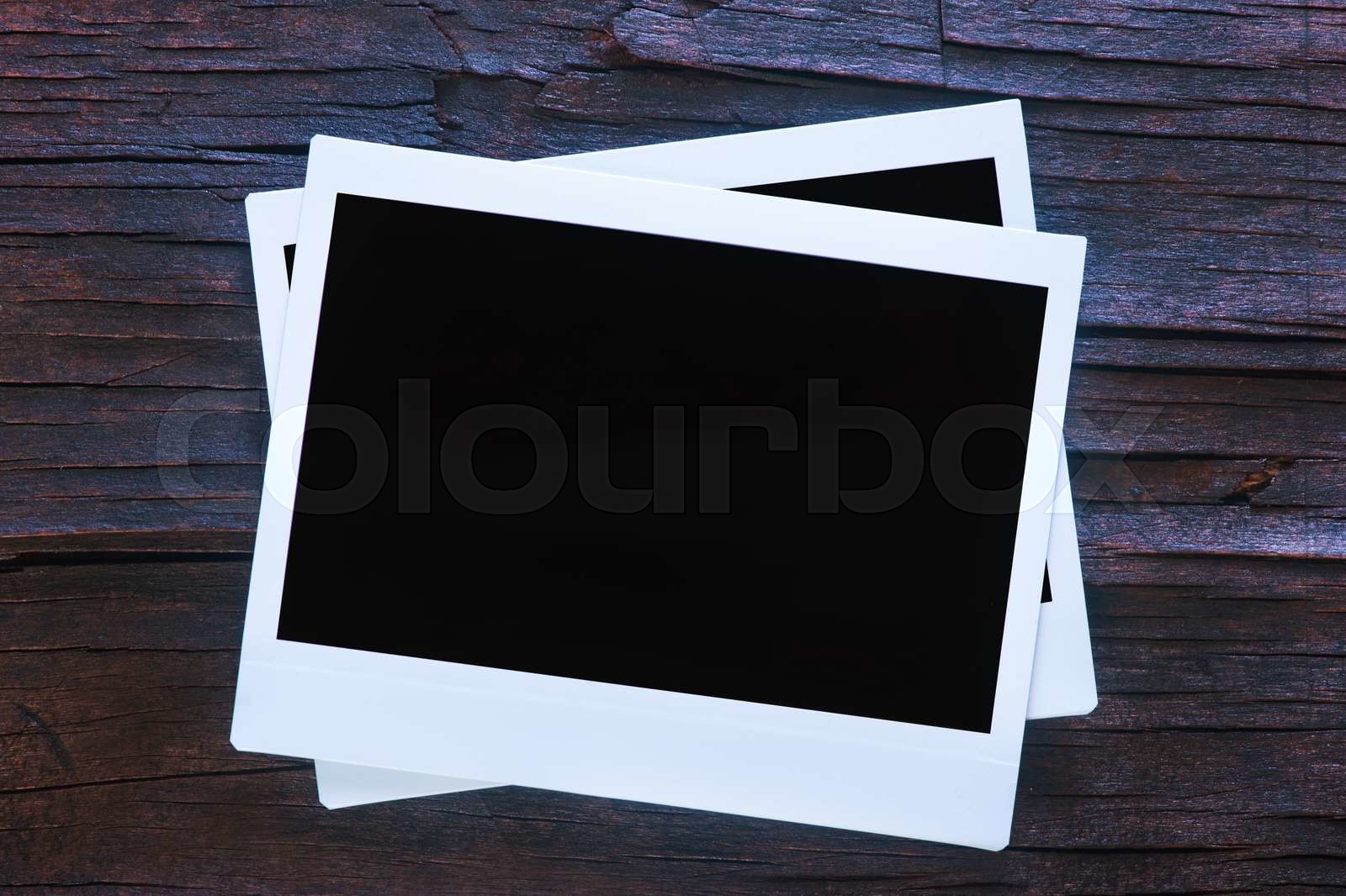 Blank instant photo frames | Stock image | Colourbox