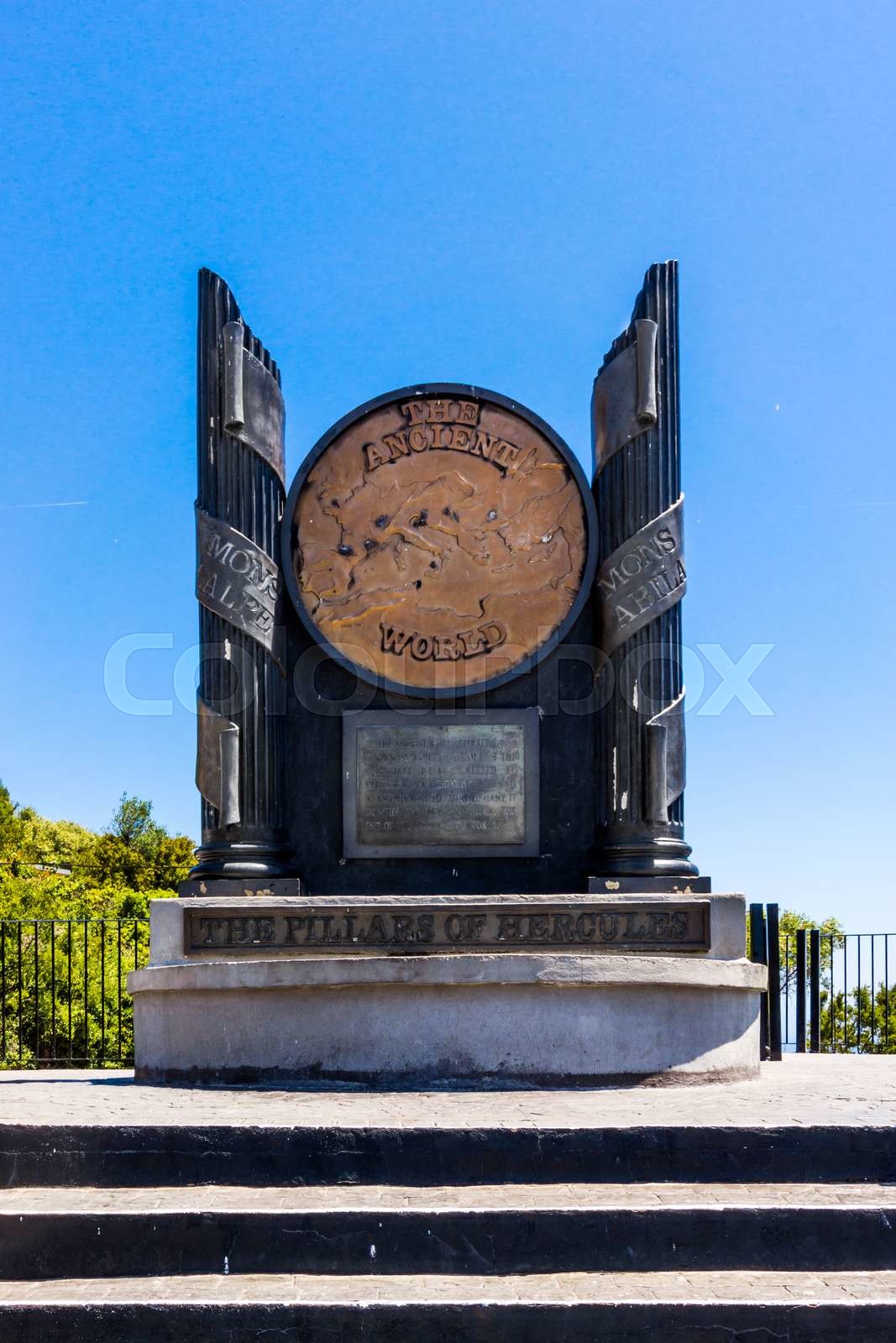 The Pillars of Hercules Monument, Gibraltar | Stock image | Colourbox