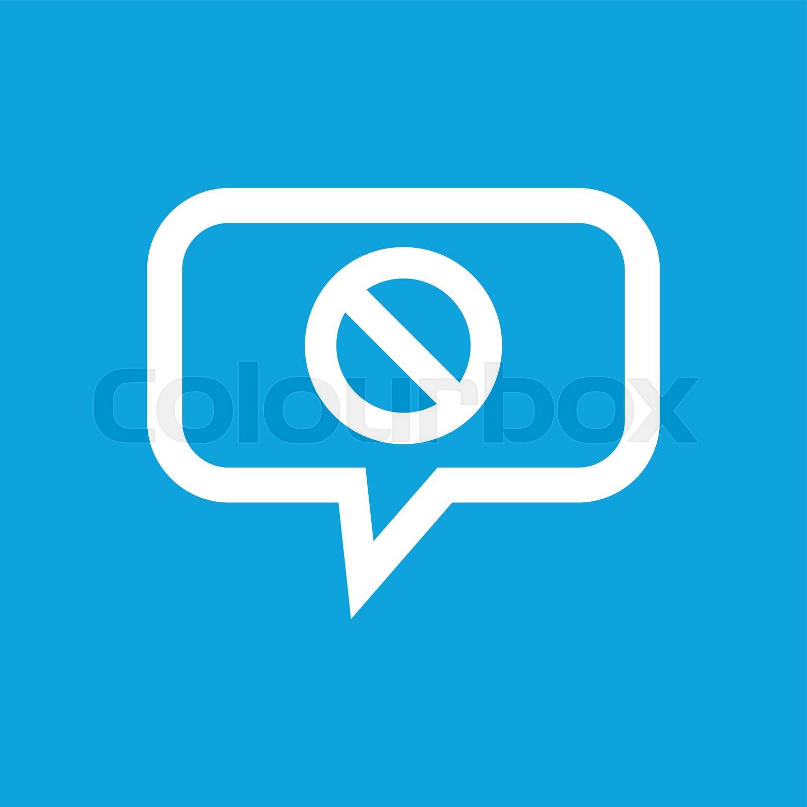 vektor, icon, nein | Stock-Vektor | Colourbox