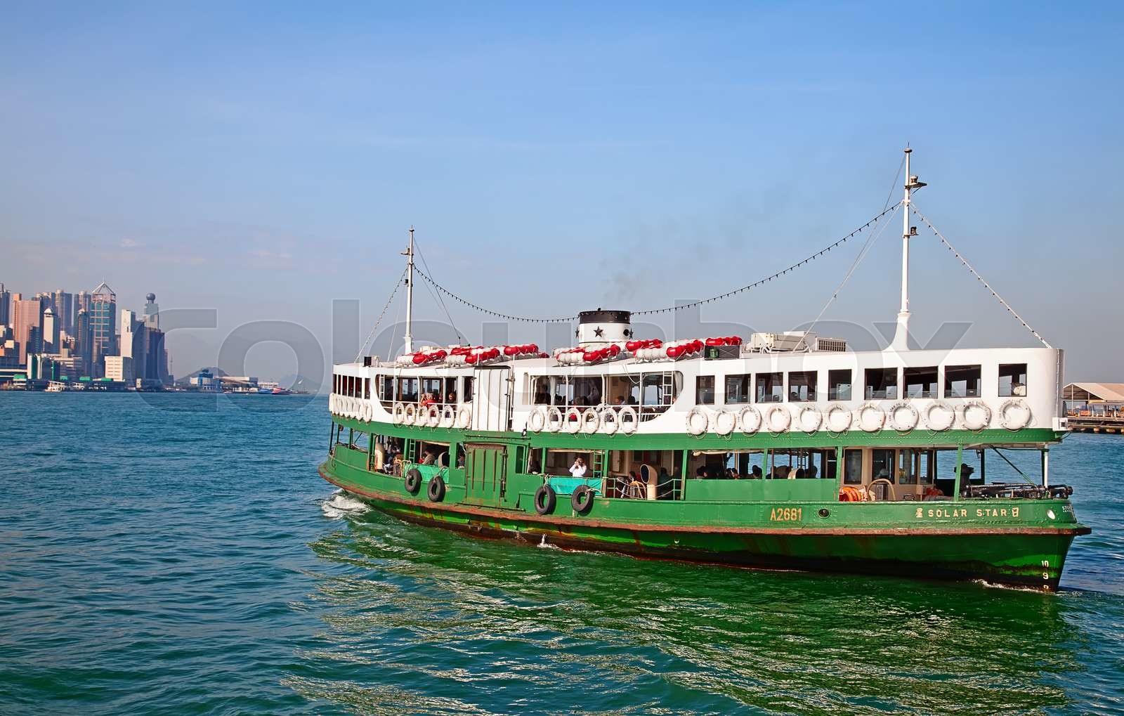 Hong Kong ferry | Stock image | Colourbox