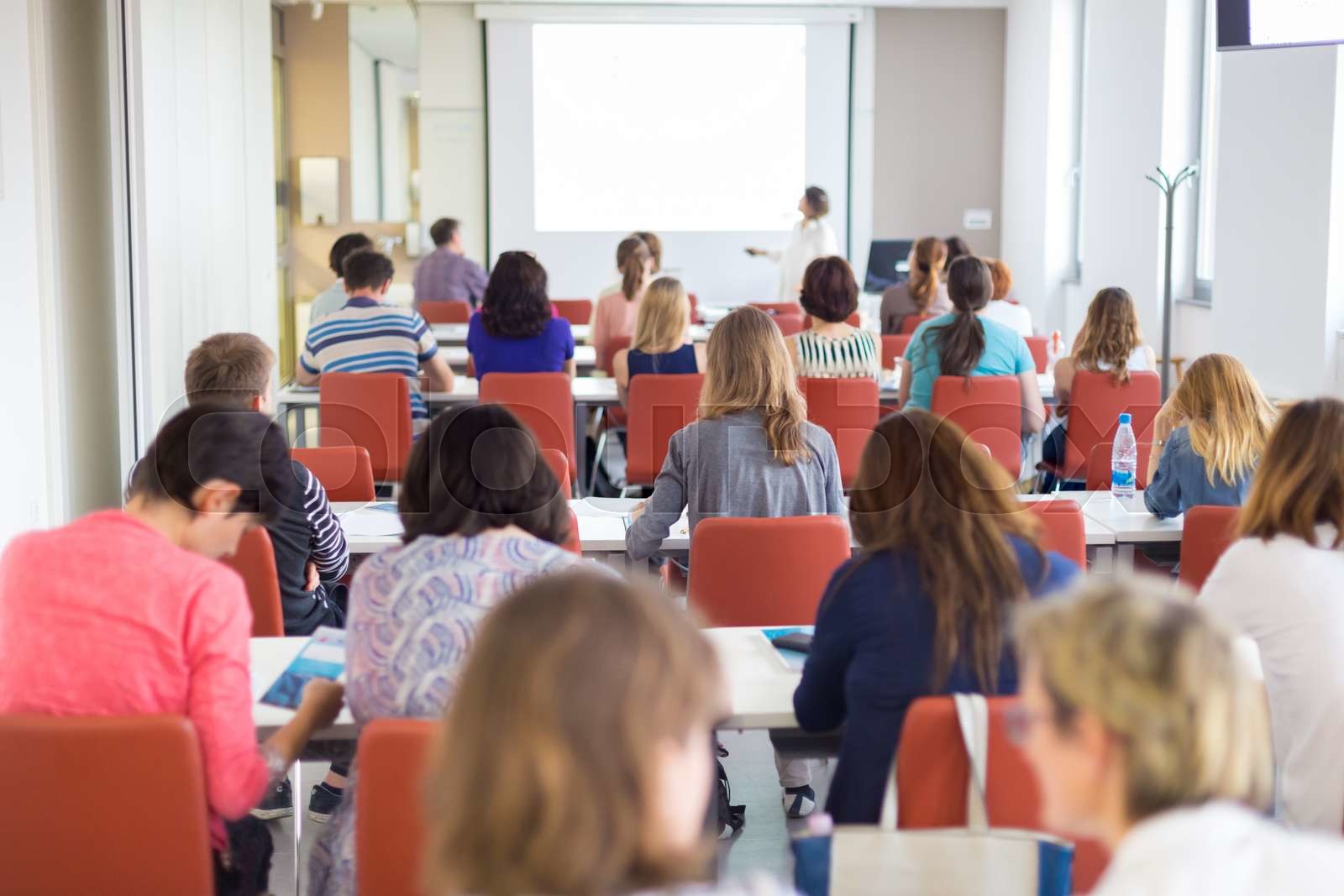 Lecture at university. | Stock image | Colourbox