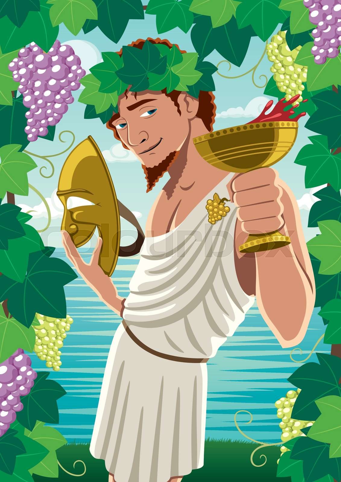 Dionysus | Stock vector | Colourbox