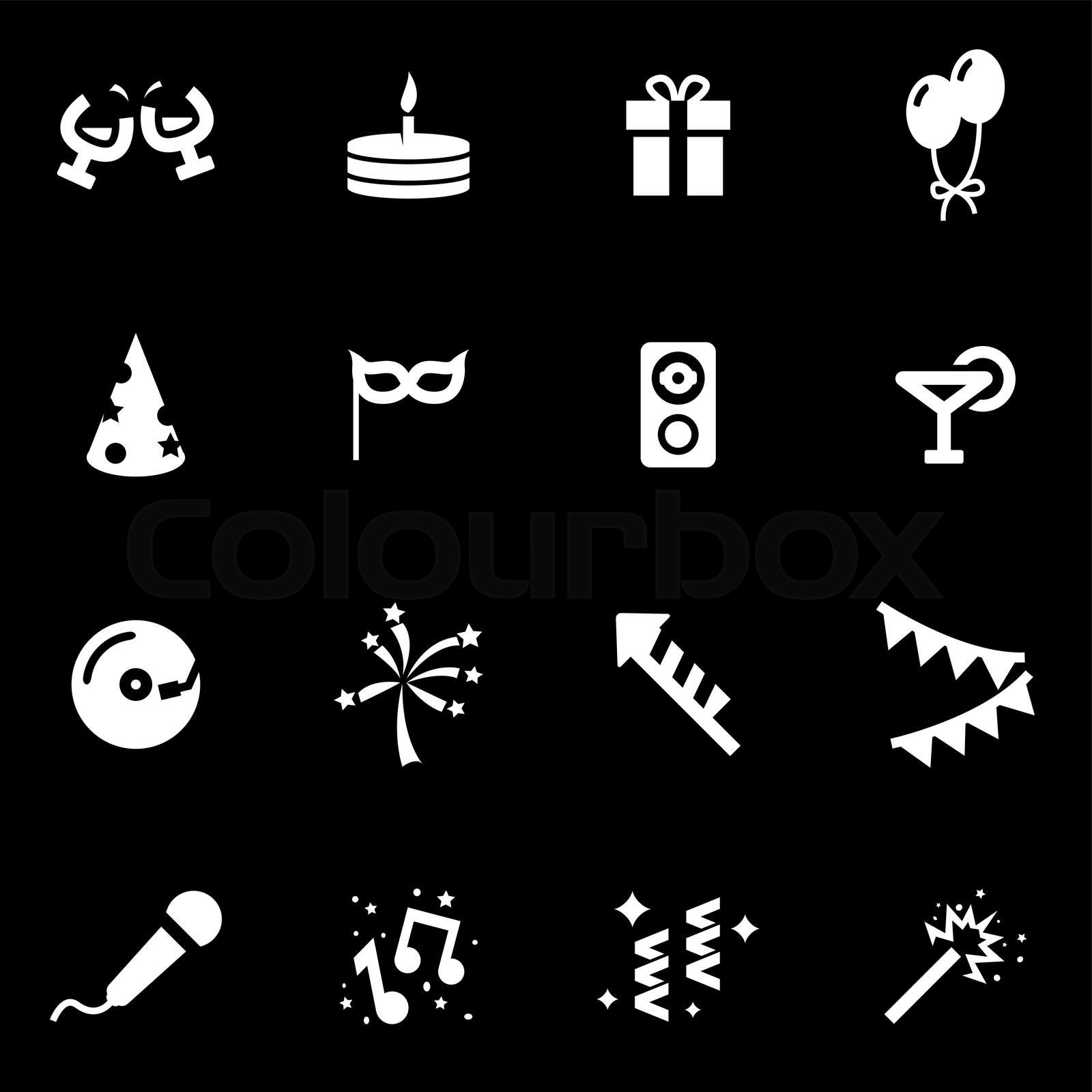 feier, sinnbild, symbol | Stock-Vektor | Colourbox