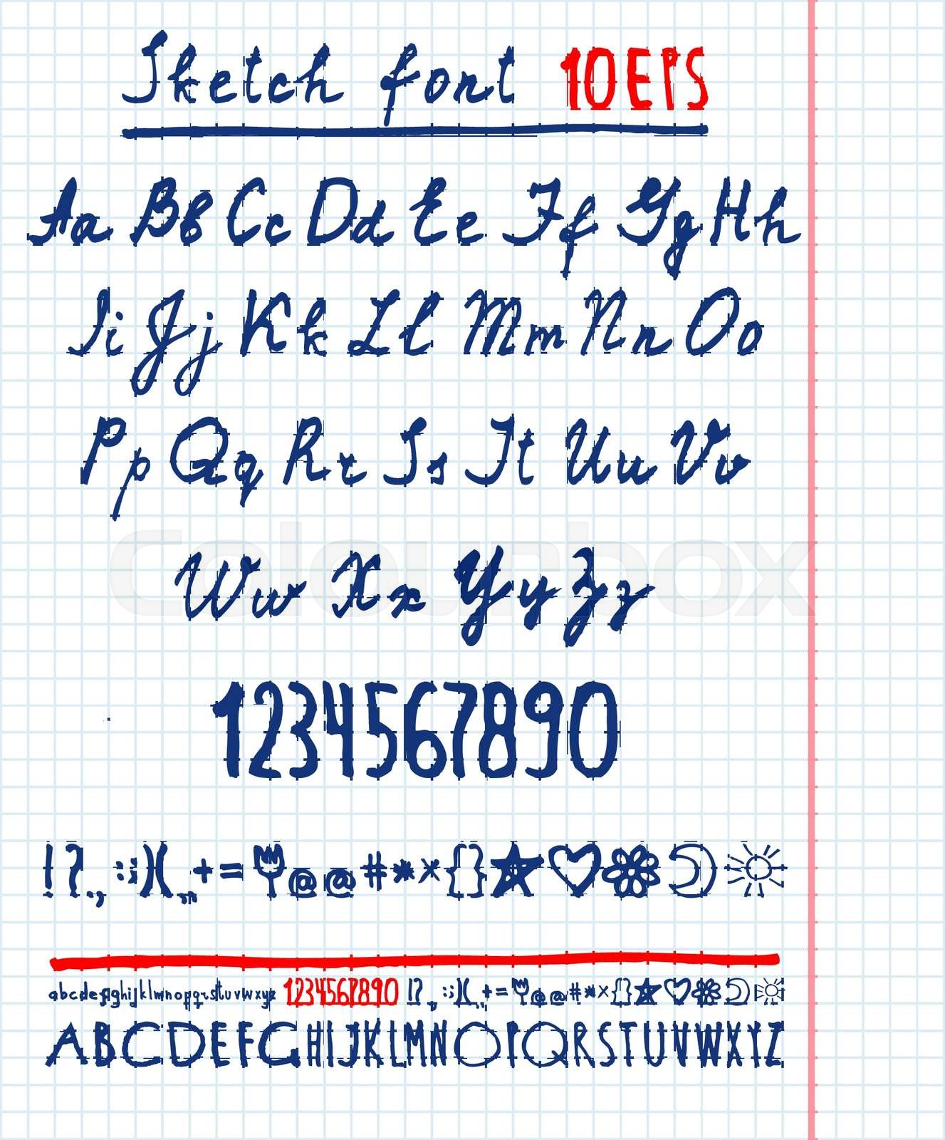 abc, struktur, zeichen | Stock-Vektor | Colourbox