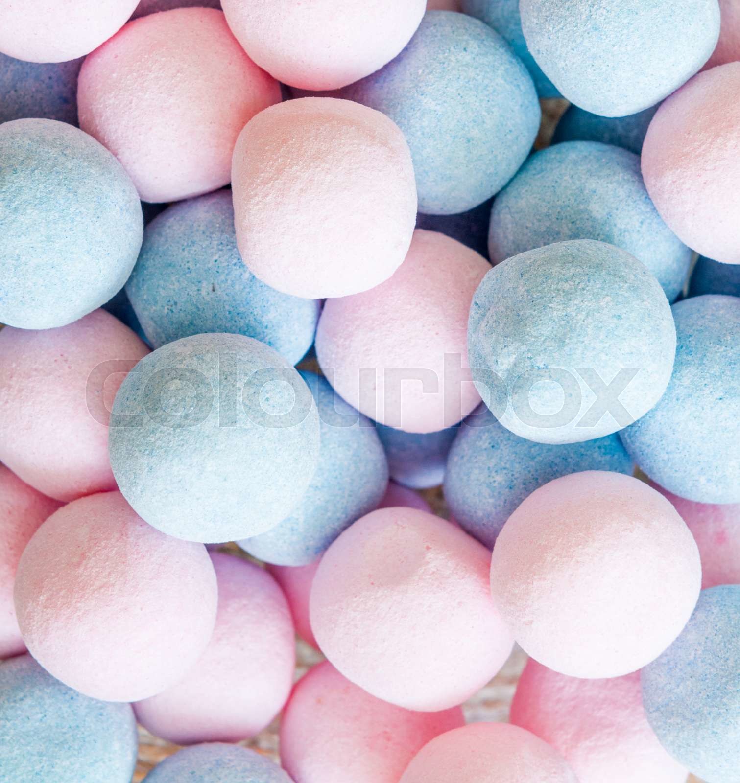 pink and blue candies and jellies | Stock image | Colourbox