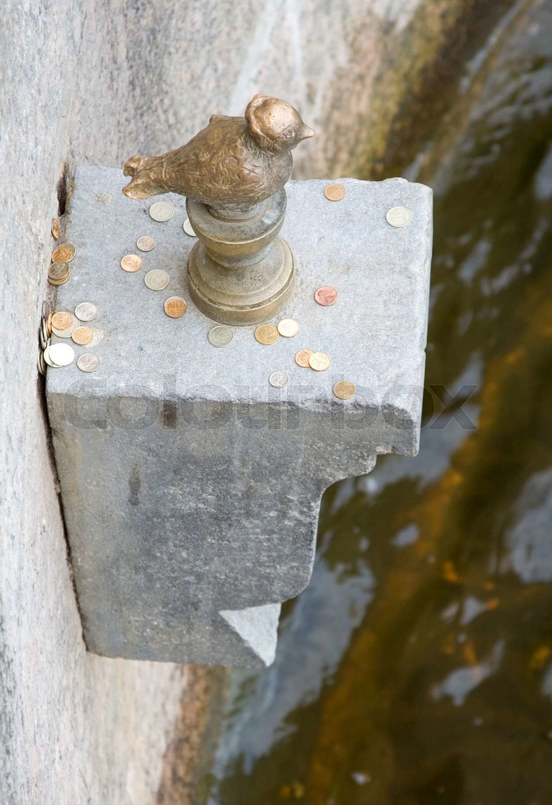 The famous figurine of Chizhik-Pyzhik little bird | Stock image | Colourbox