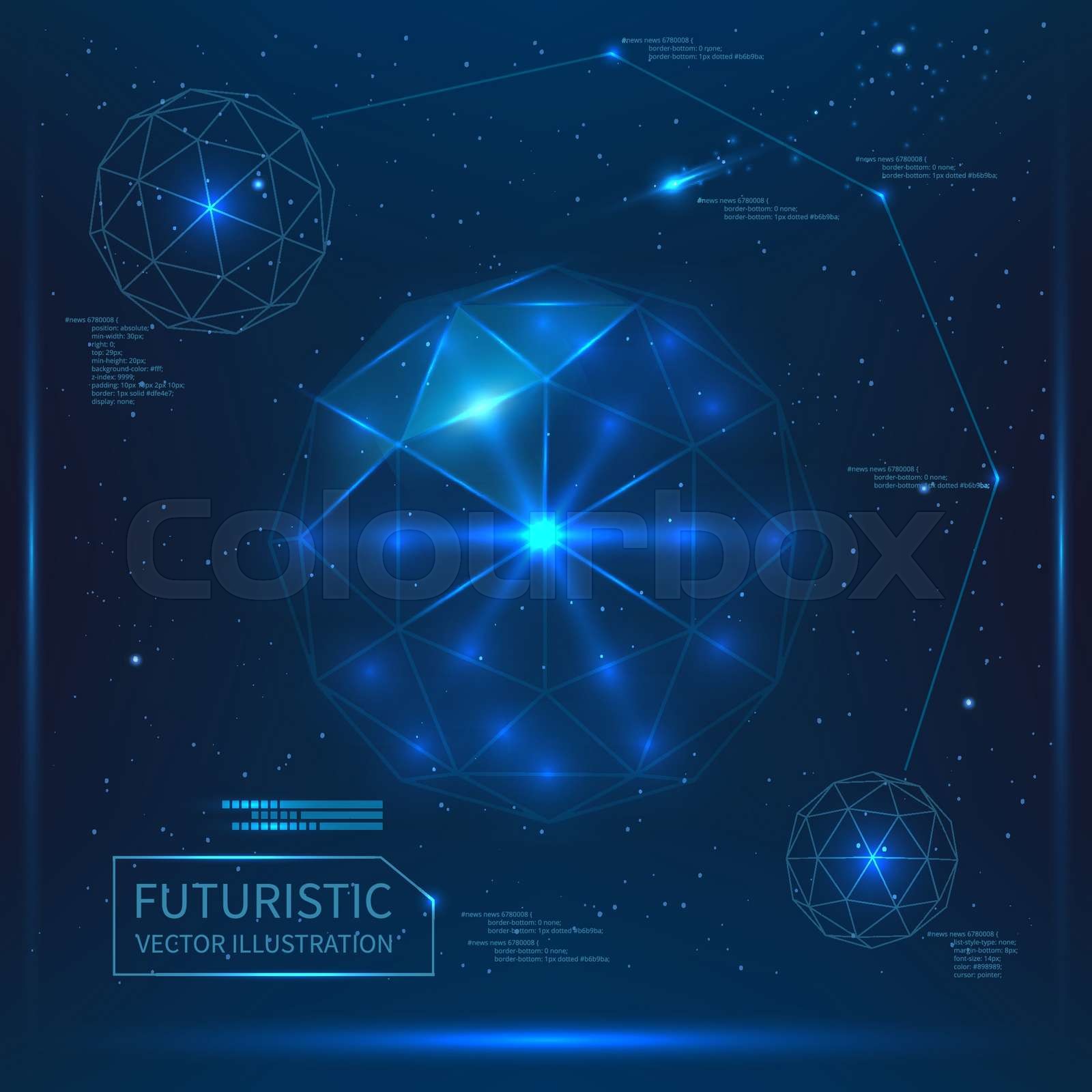 Futuristic | Stock vector | Colourbox