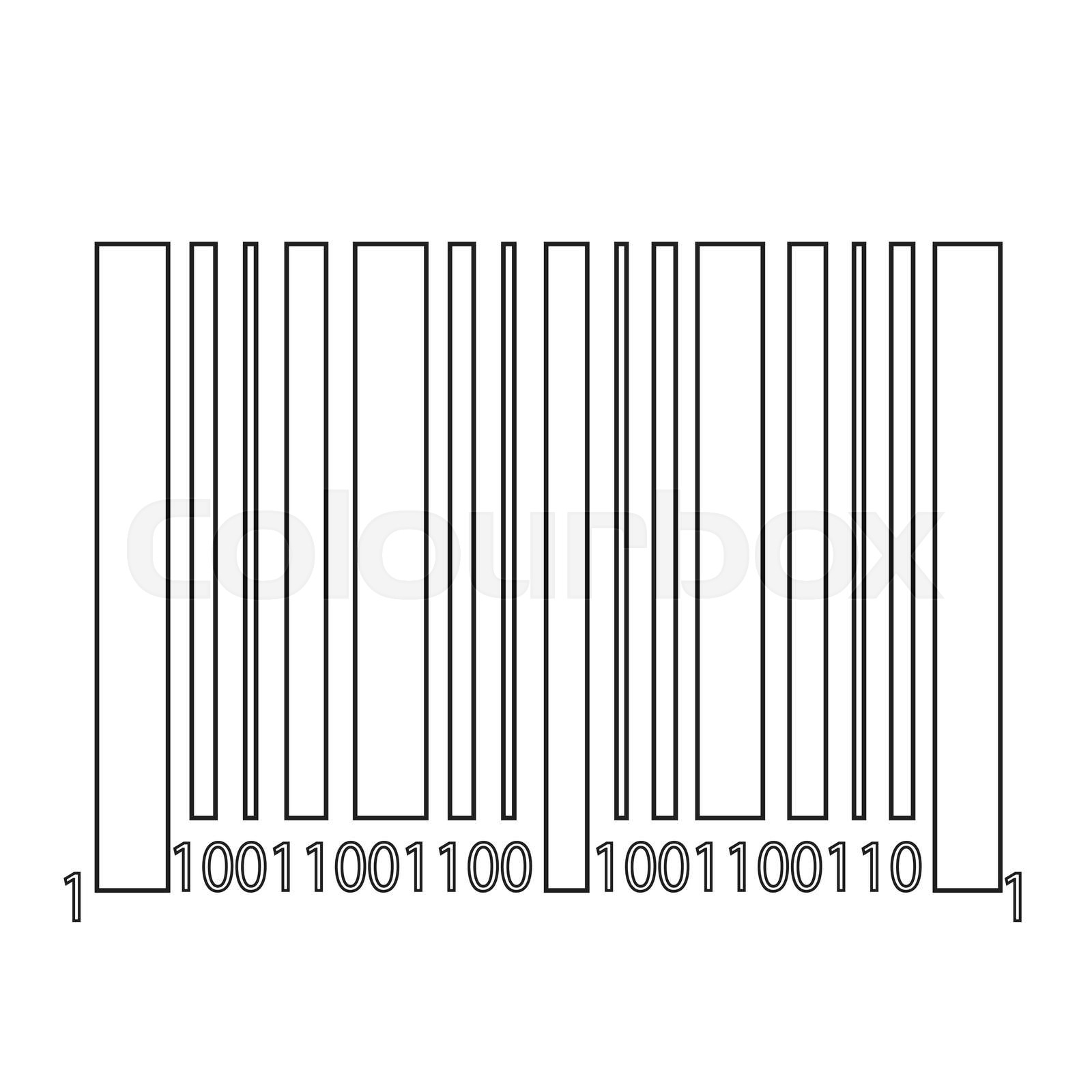 Bar code icon | Stock vector | Colourbox