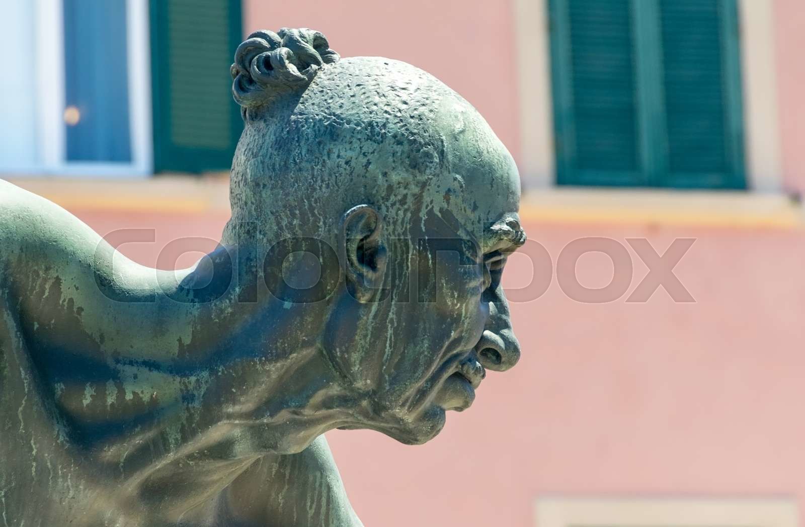 Monument to the Four Moors - I Quattro Mori - Leghorn, Italy | Stock ...