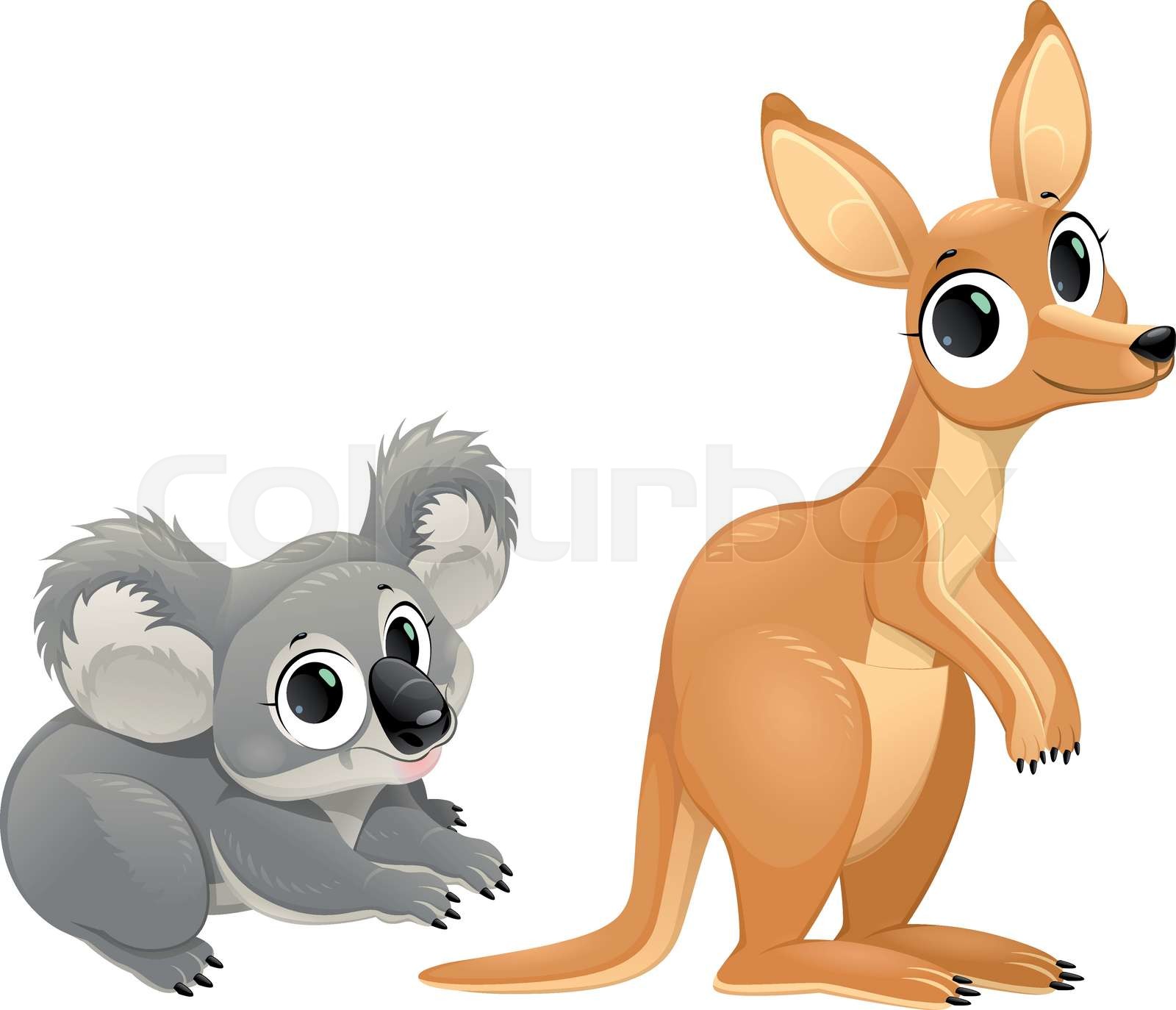 koala, maskottchen, familie | Stock-Vektor | Colourbox