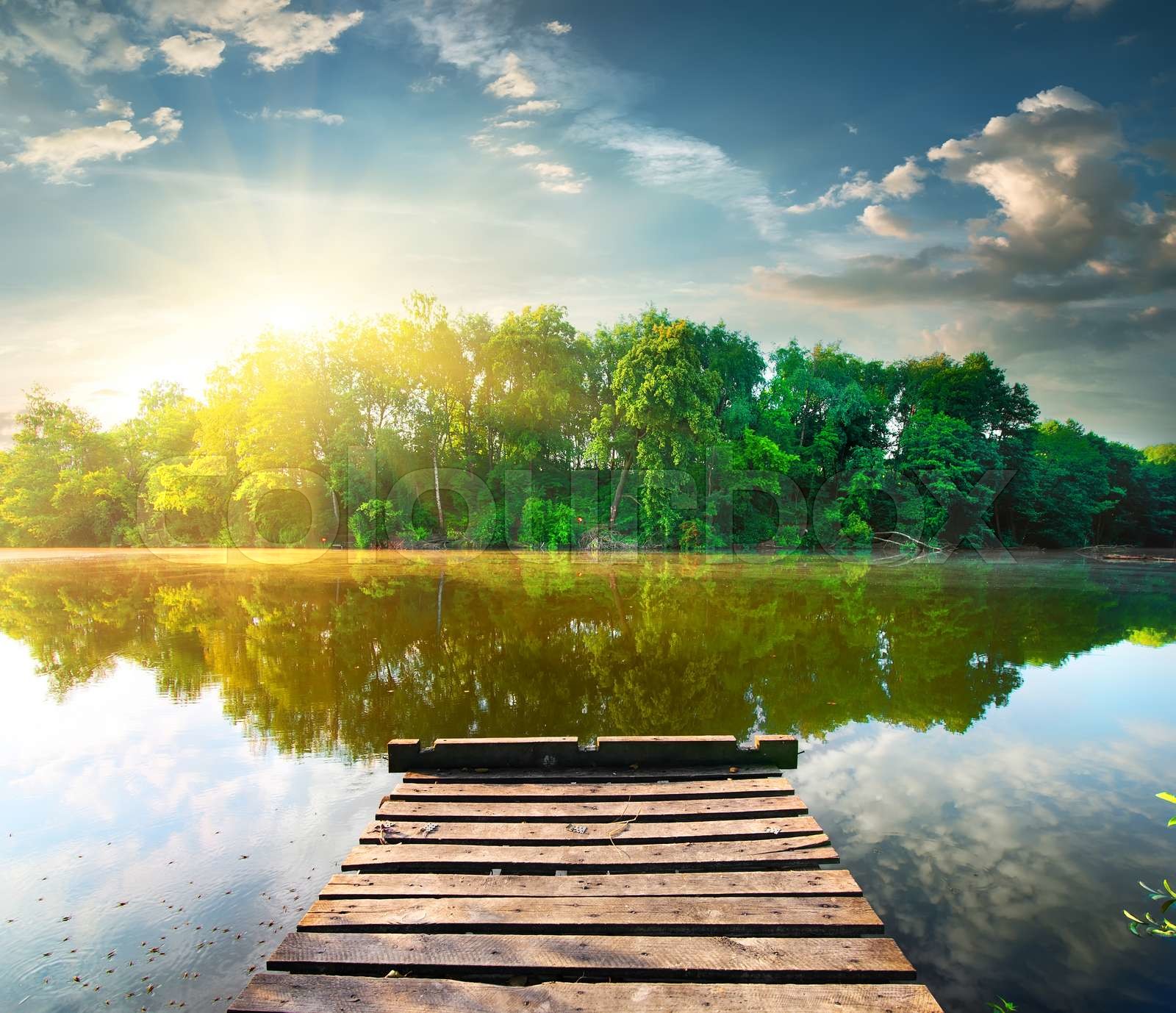 natur, ruhe, see | Stock Bild | Colourbox