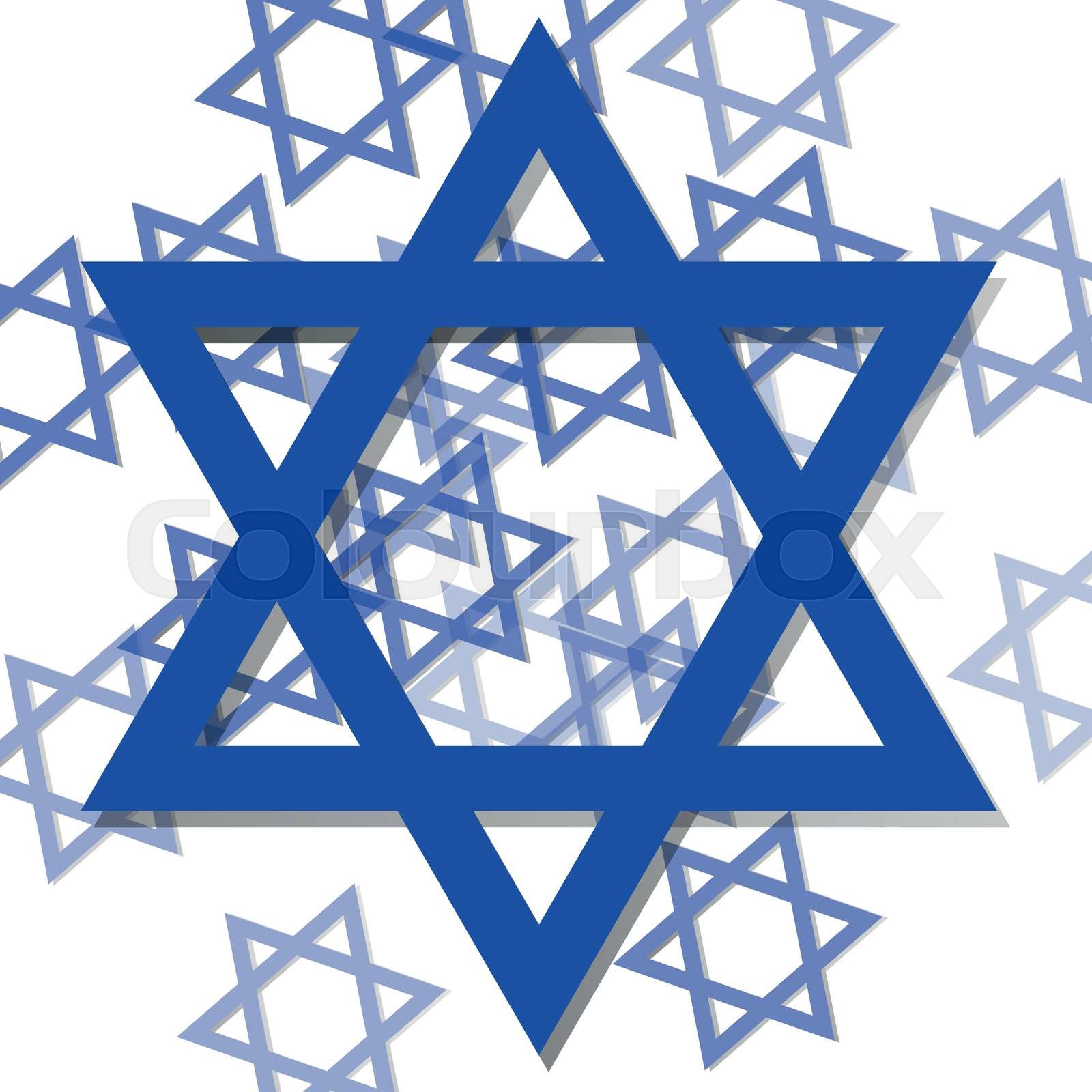 star of David | Stock vector | Colourbox