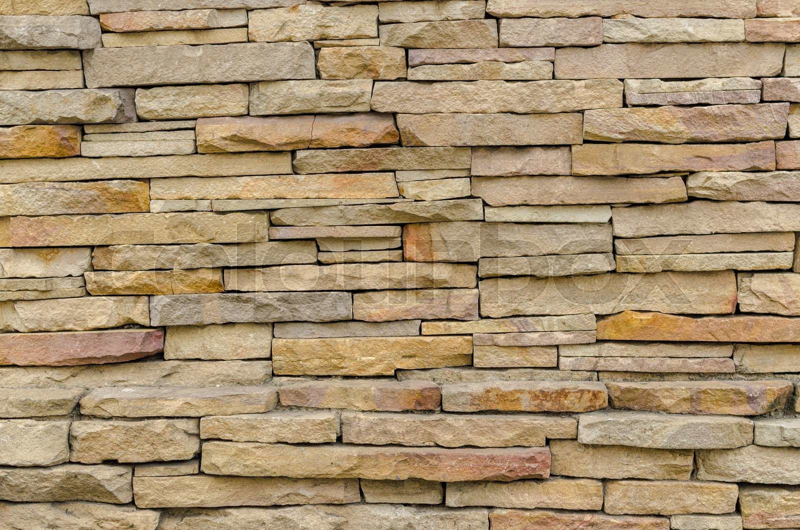 Pattern of Modern Brick Wall Surfaced | Stock image | Colourbox