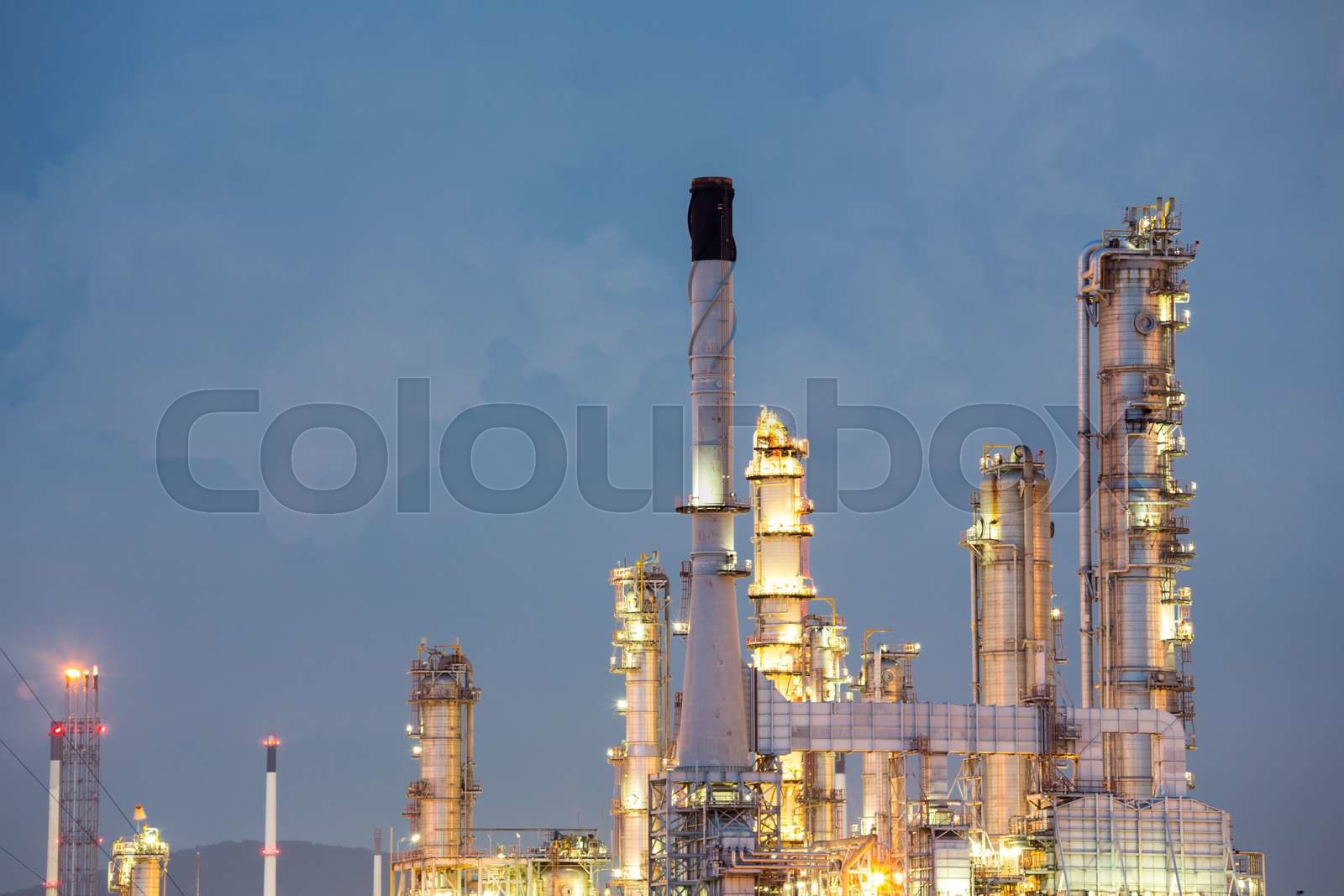 Oil Refinery Factory | Stock image | Colourbox