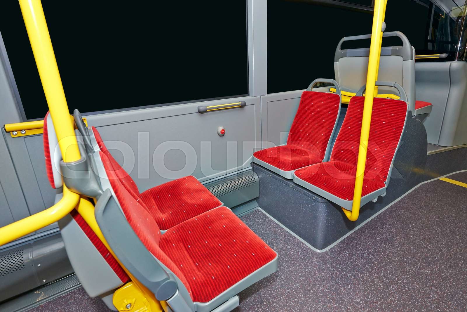 City Bus Interior | Stock image | Colourbox