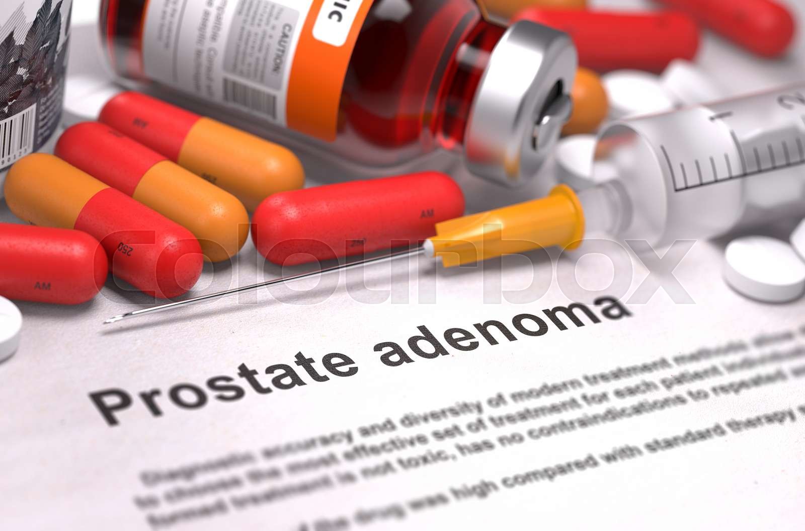 Prostate Adenoma Diagnosis. Medical Concept. | Stock image | Colourbox