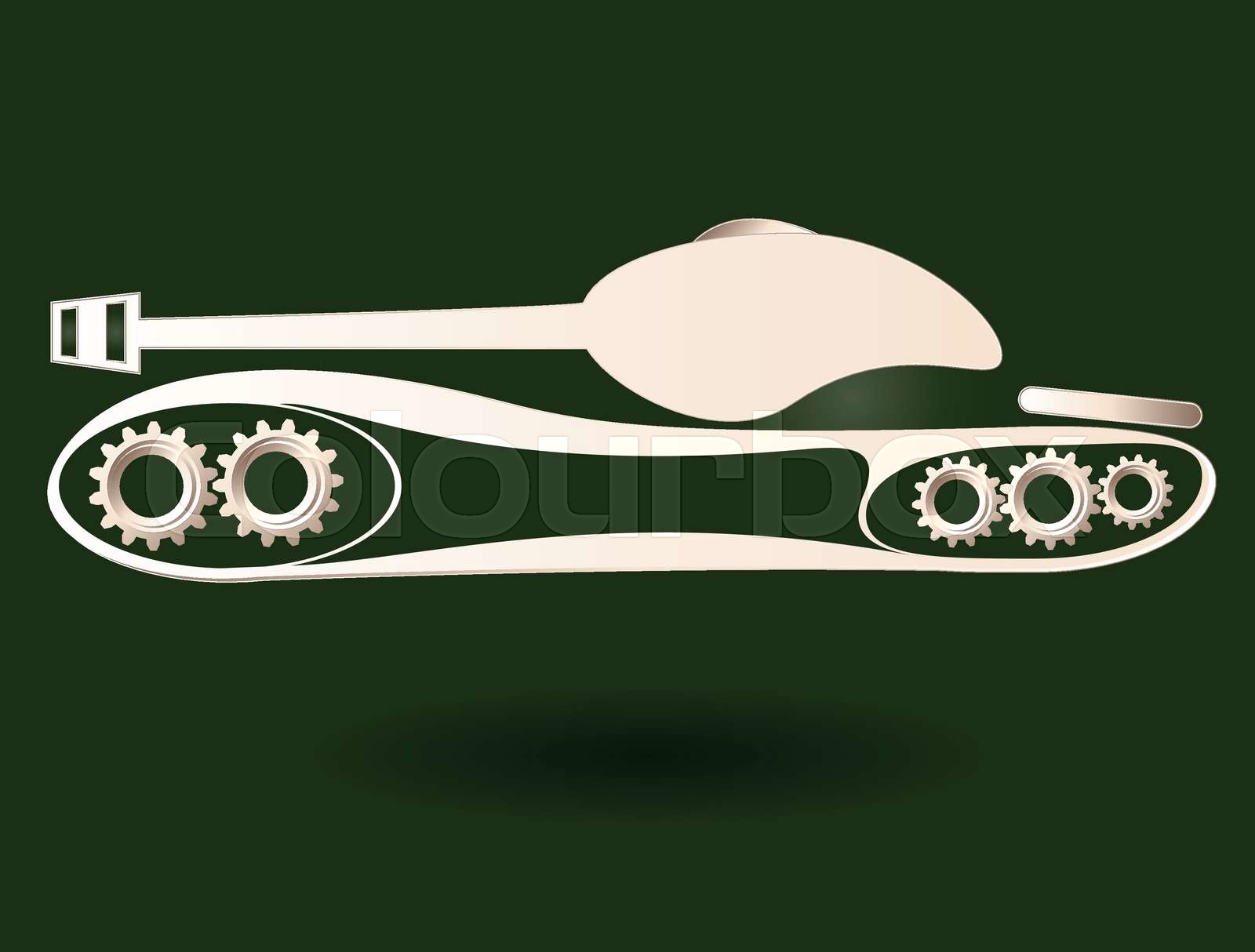 panzer, tank | Stock vector | Colourbox