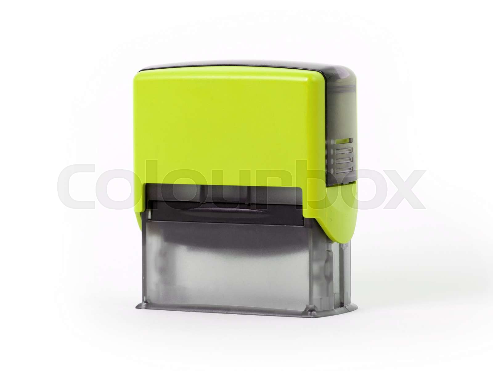 Plastic stamp isolated | Stock image | Colourbox