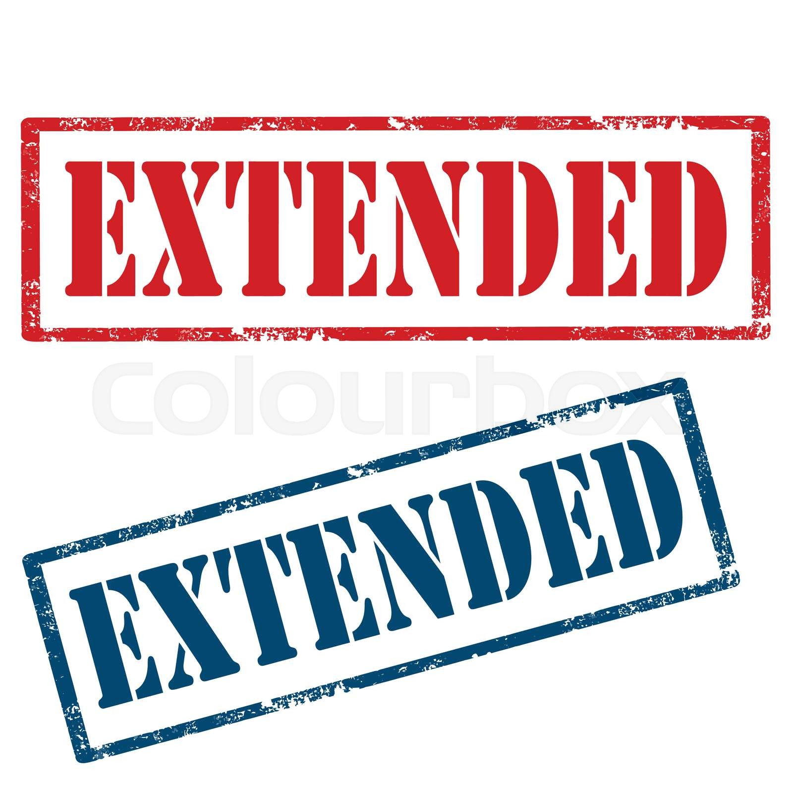 Extended-stamp | Stock vector | Colourbox