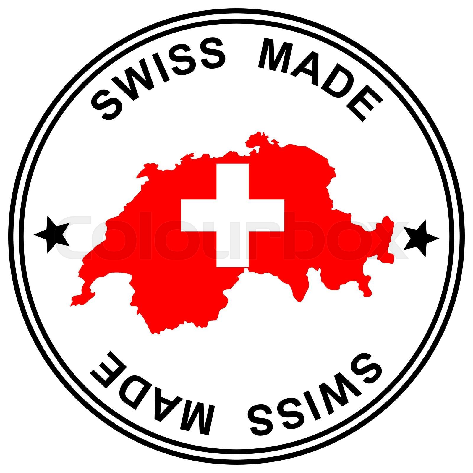 Patch " Swiss Made " | Stock vector | Colourbox