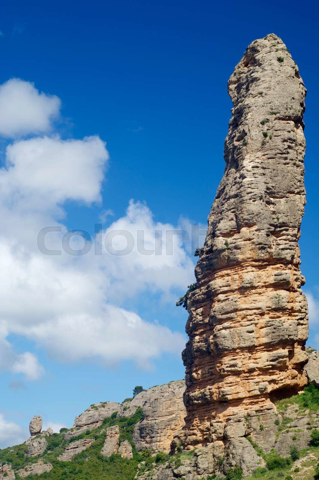 Rock spire | Stock image | Colourbox