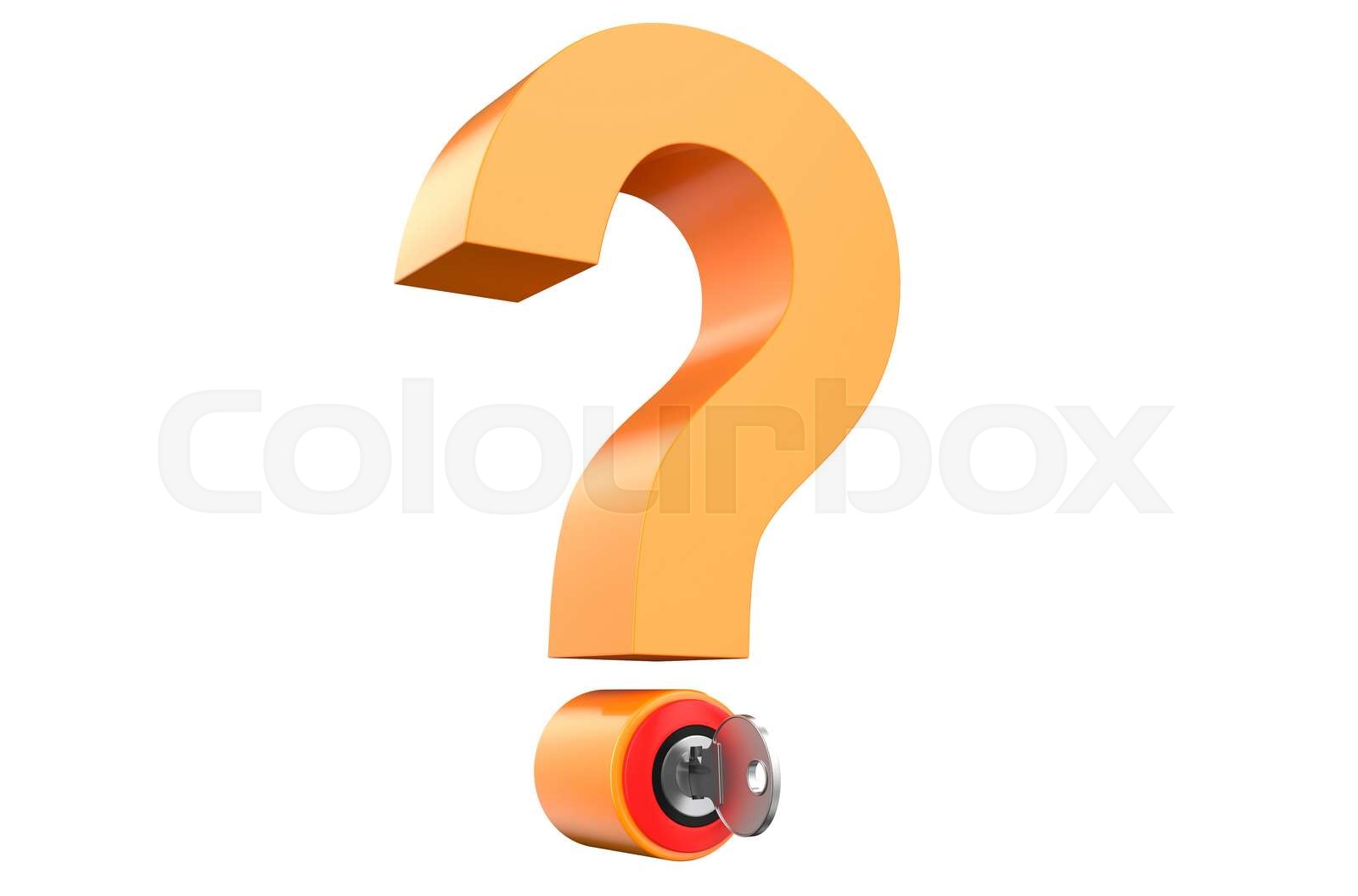 Key To The Question | Stock image | Colourbox