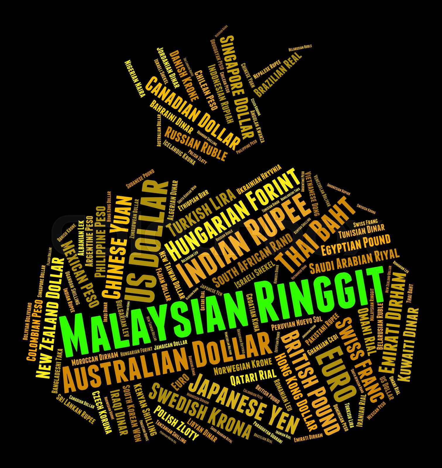Malaysian Ringgit Represents Worldwide Trading And Banknotes | Stock ...