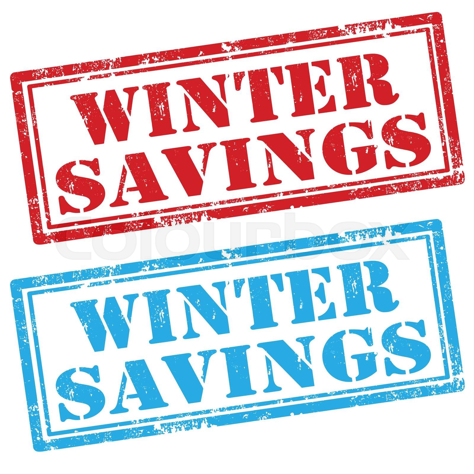 Winter Savings | Stock vector | Colourbox