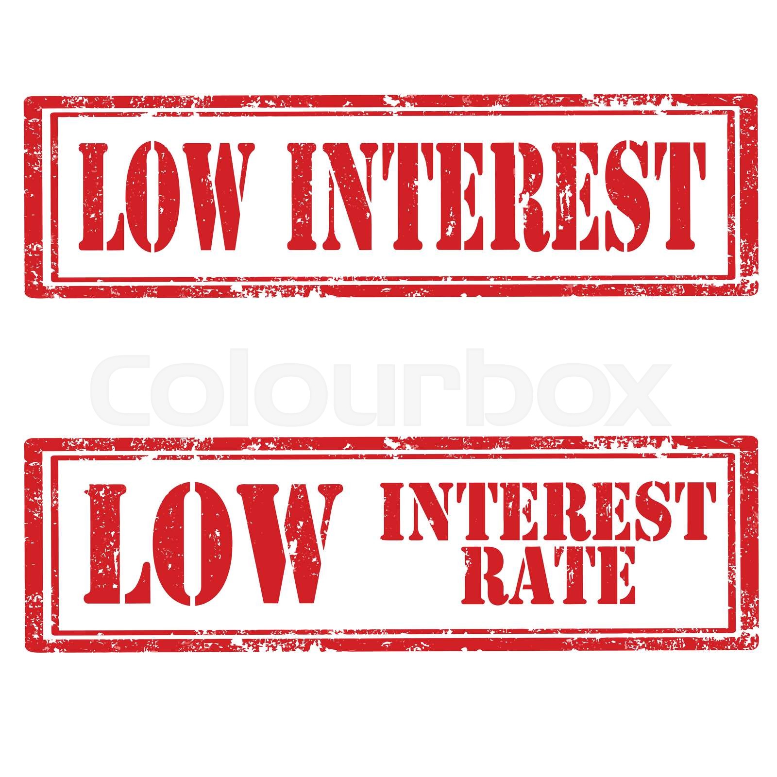 Low Interest | Stock vector | Colourbox
