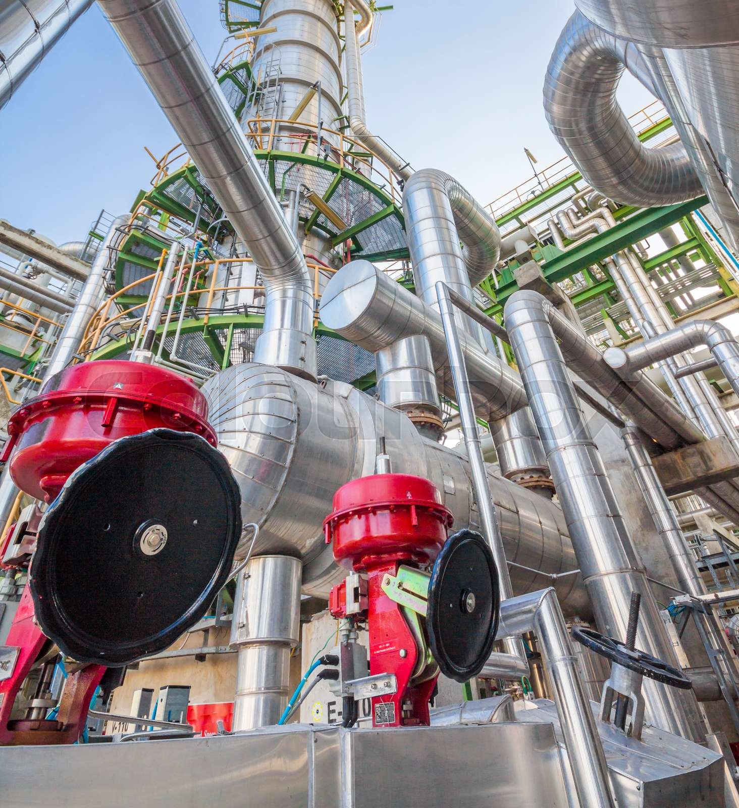 Refinery industrial factory | Stock image | Colourbox