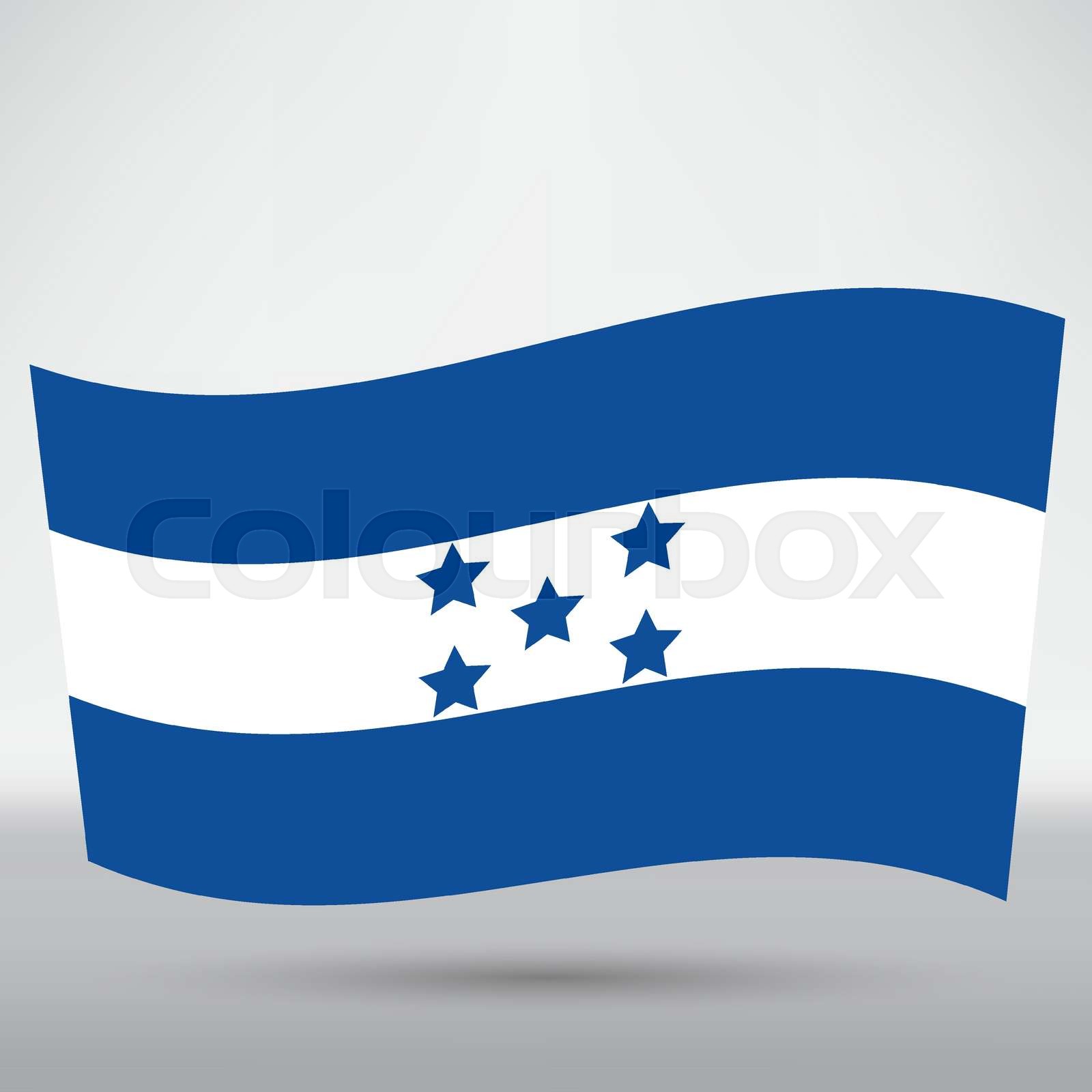 Honduran flag icon | Stock vector | Colourbox