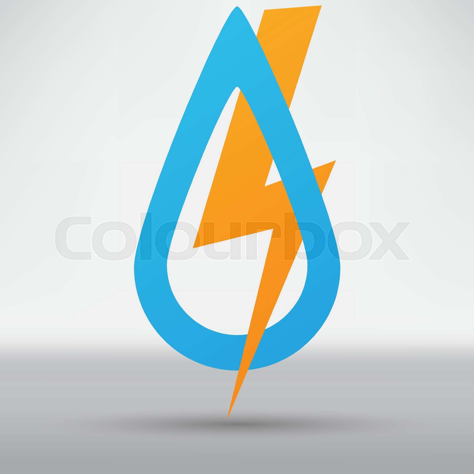 Lightning arrow icon | Stock vector | Colourbox