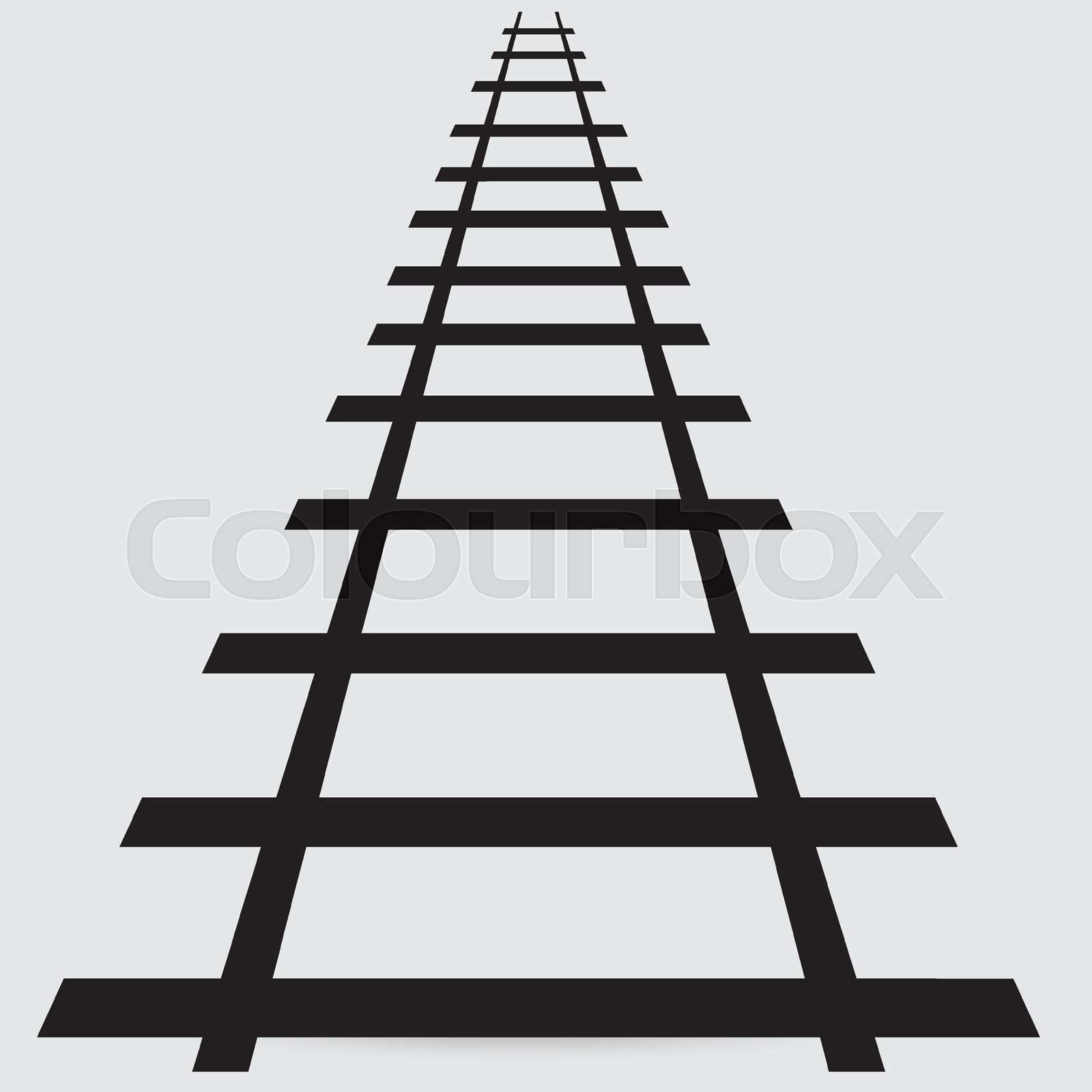 Railroad icon | Stock vector | Colourbox